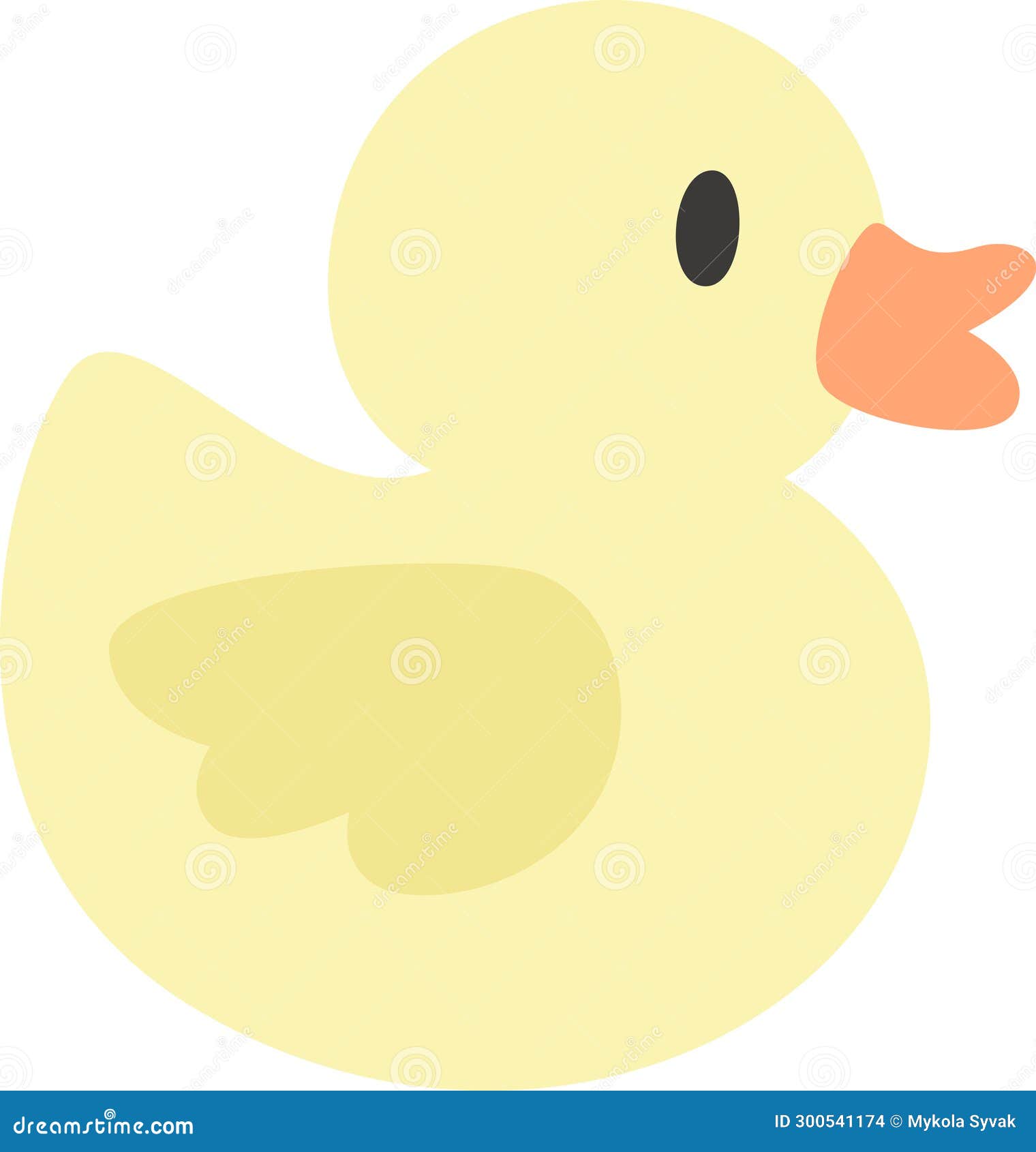 Rubber Duck Toy stock vector. Illustration of bathing - 300541174