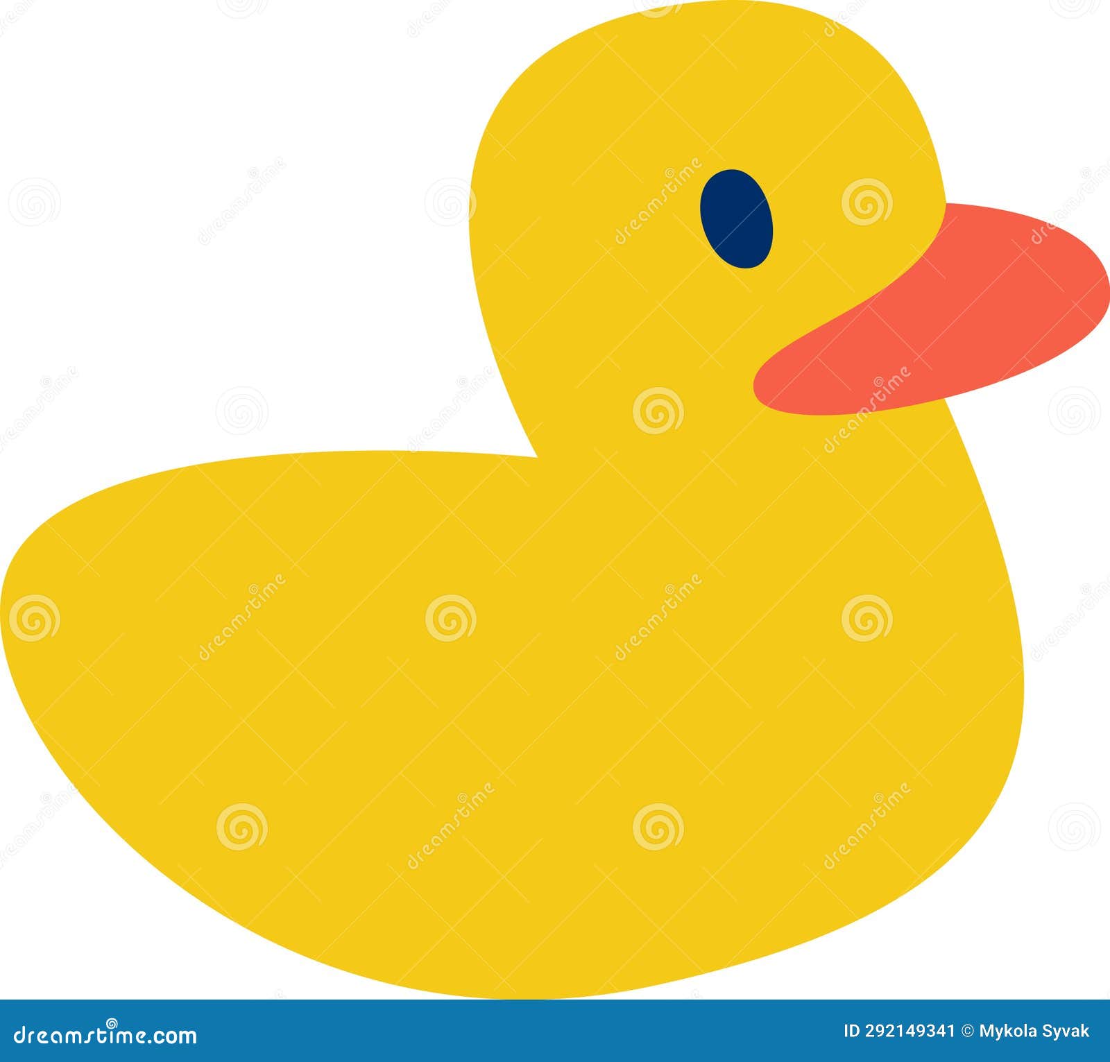 Rubber Duck Toy stock vector. Illustration of animal - 292149341
