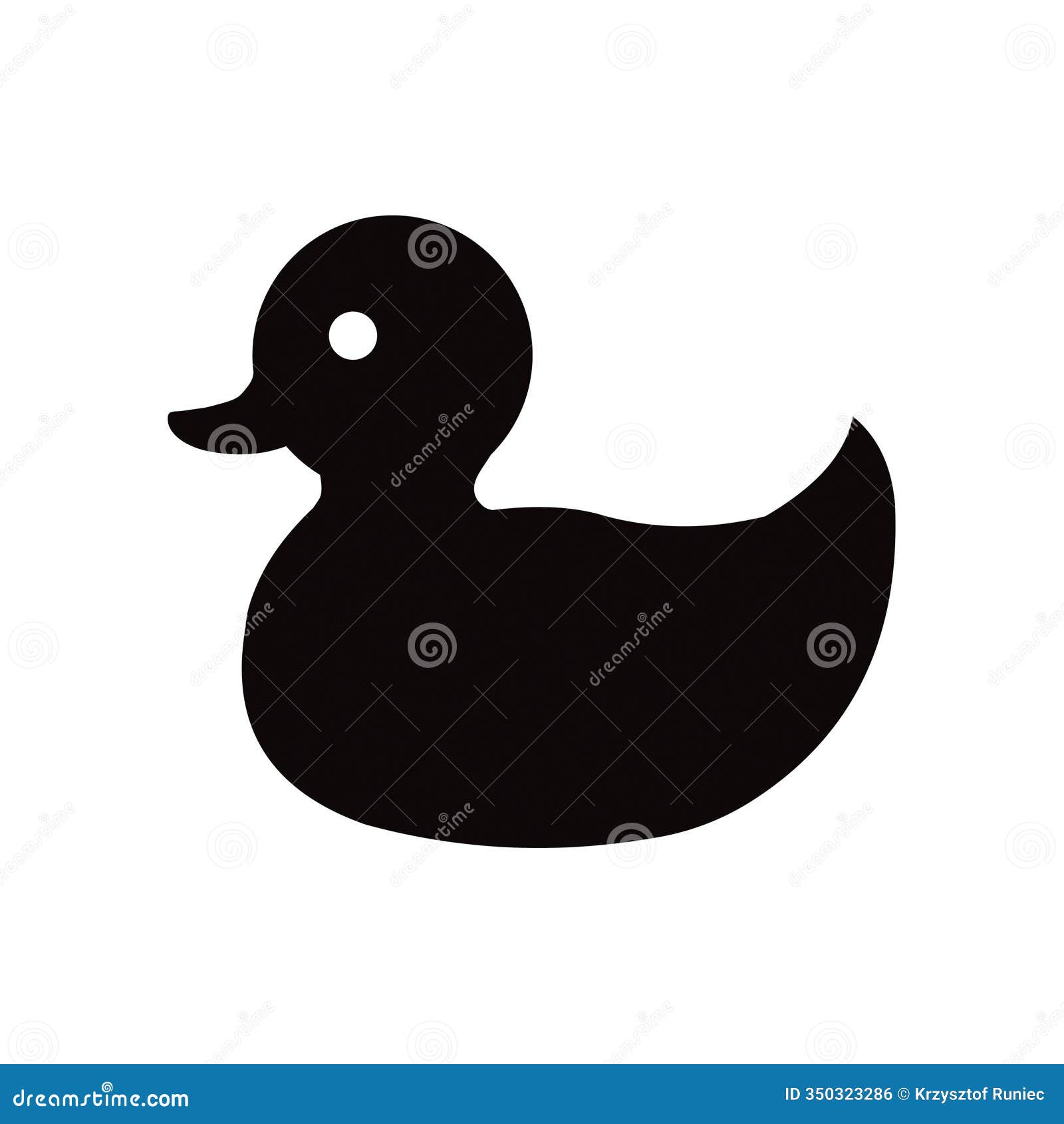 Rubber duck - vector icon stock illustration. Illustration of ducky ...