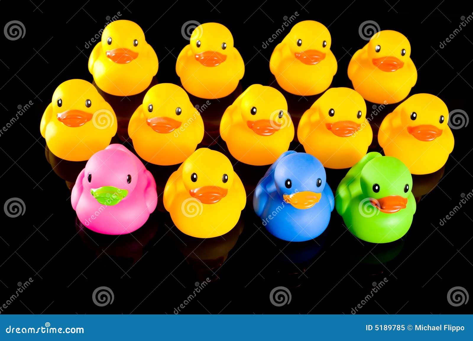 Rubber Ducks stock image. Image of smiling, blue, beaks - 5189785