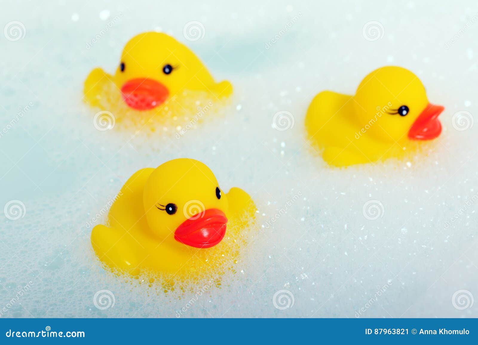 Rubber ducks in foam stock image. Image of ducks, duck - 87963821