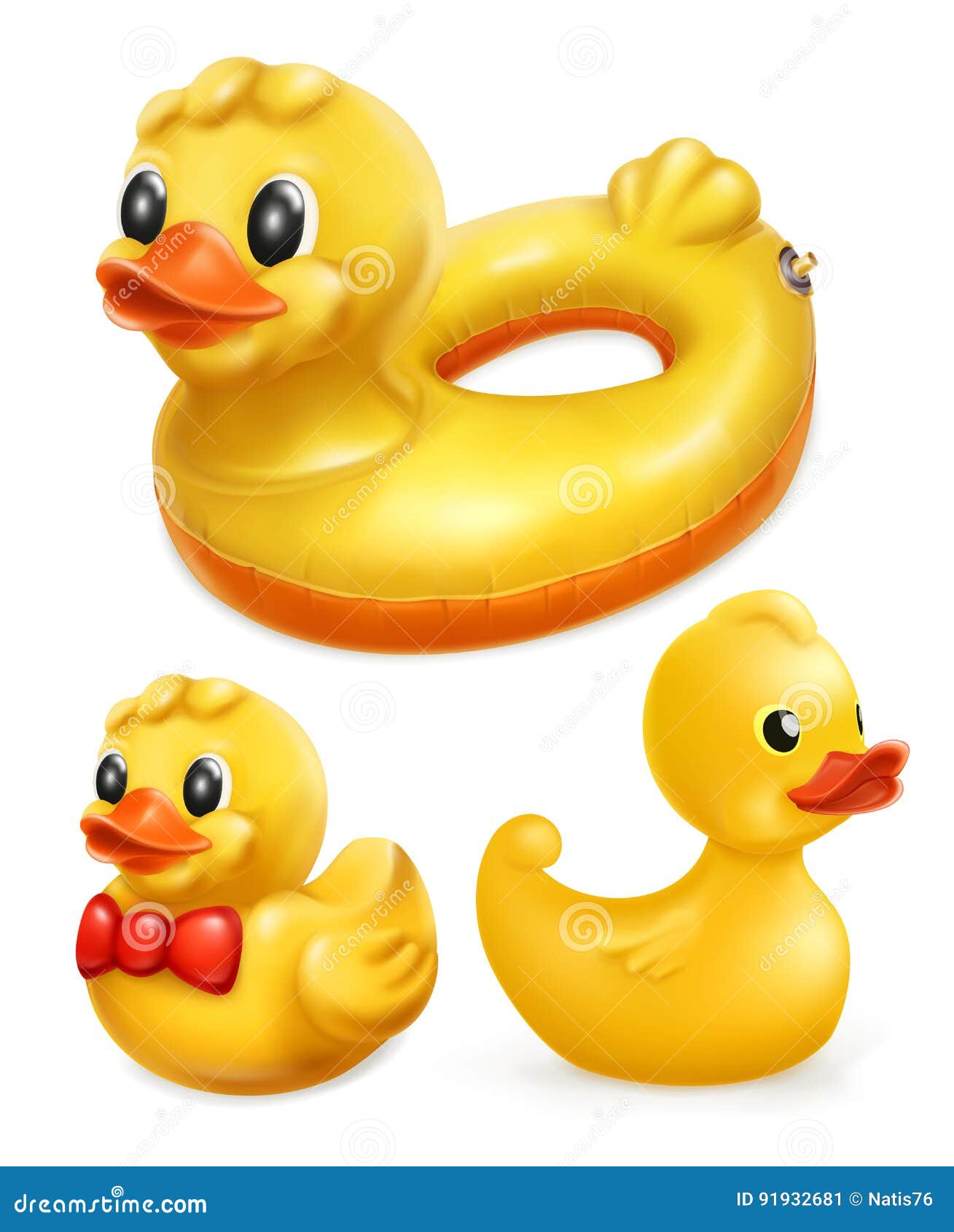 Rubber Ducks On Pink Background Royalty-Free Stock Photography ...