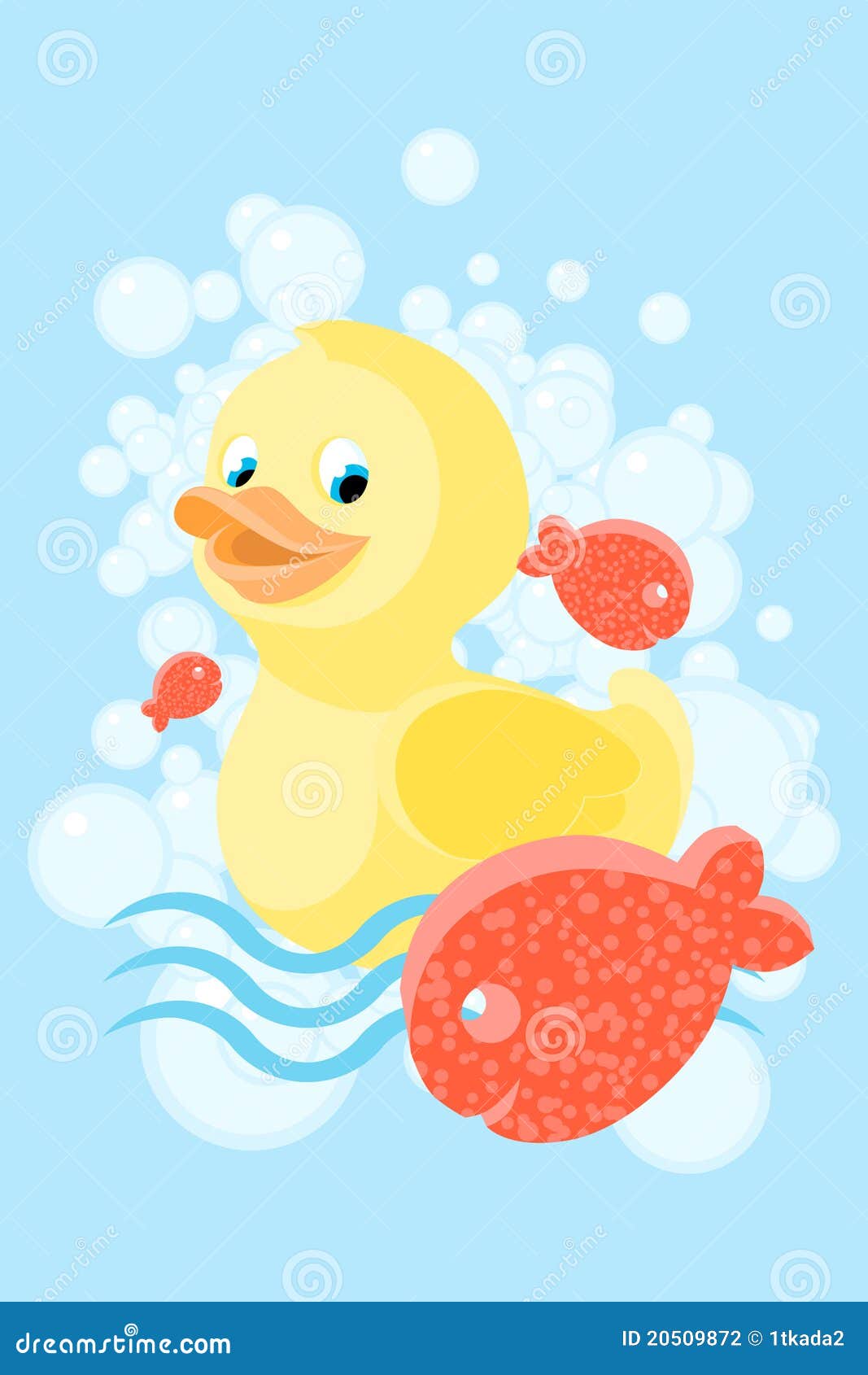 Rubber Ducky Vector Illustration | CartoonDealer.com #20509872