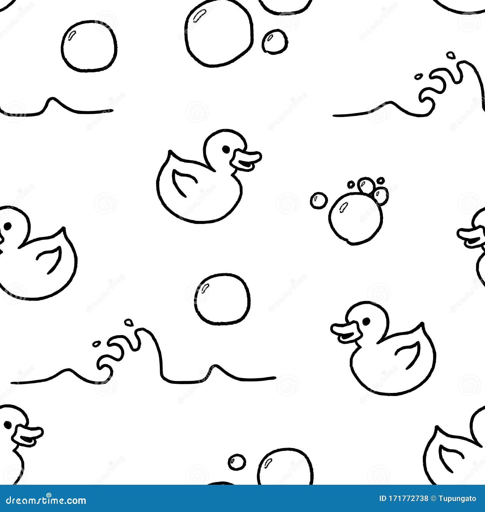 Rubber ducky texture stock vector. Illustration of duck - 171772738