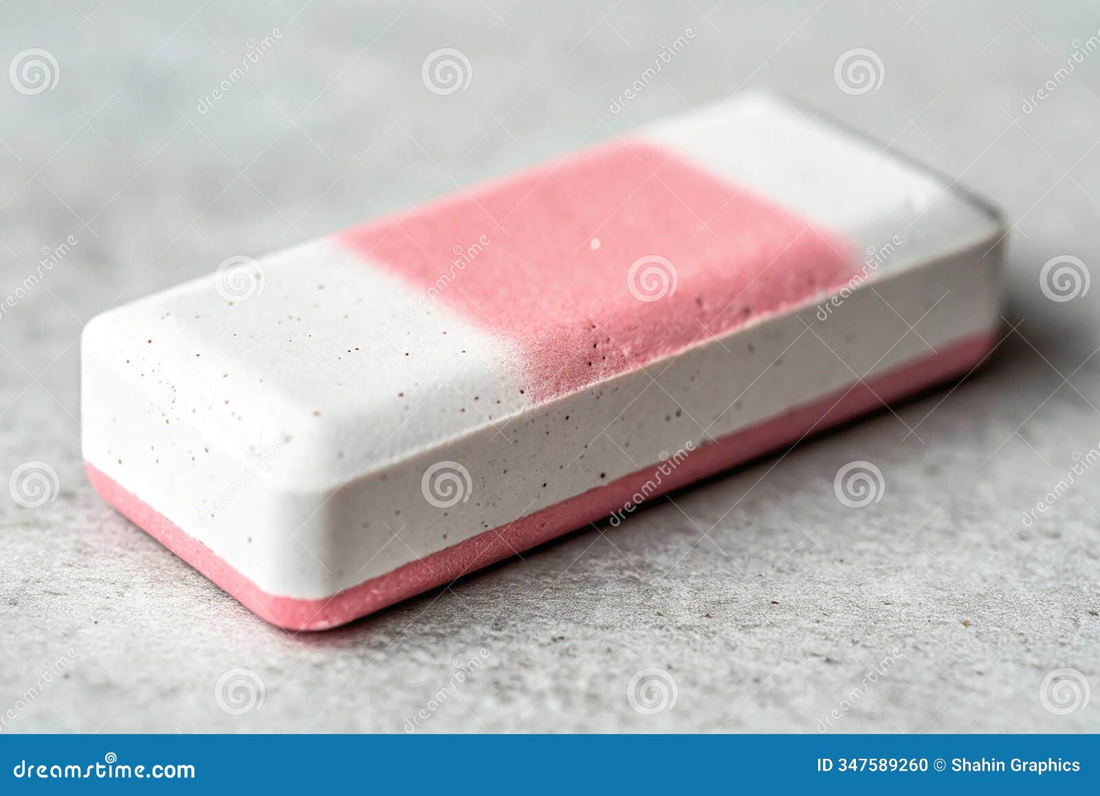 Rubber eraser close-up stock photo. Image of object - 347589260