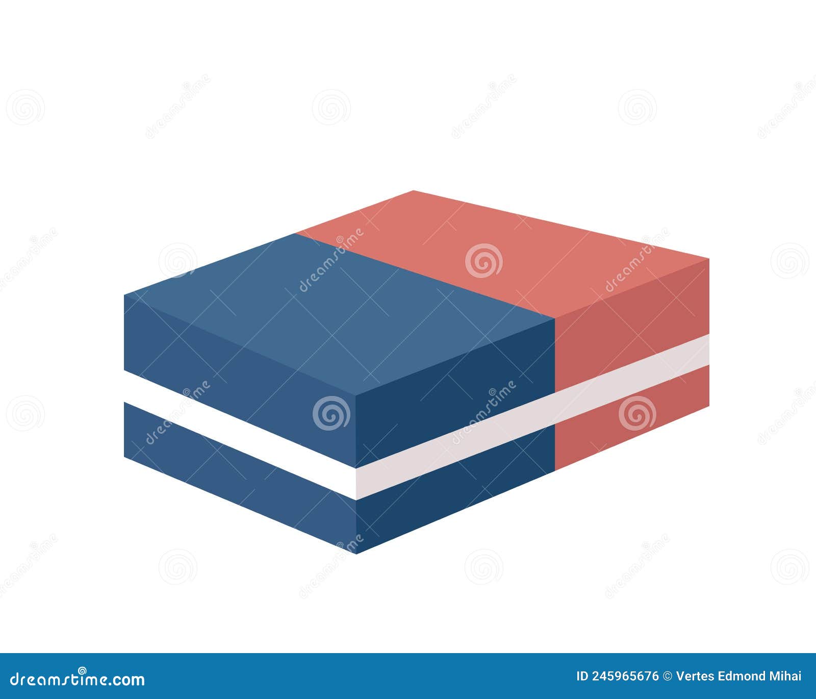 Rubber Eraser Ink Vector Illustration Stock Vector - Illustration of ...