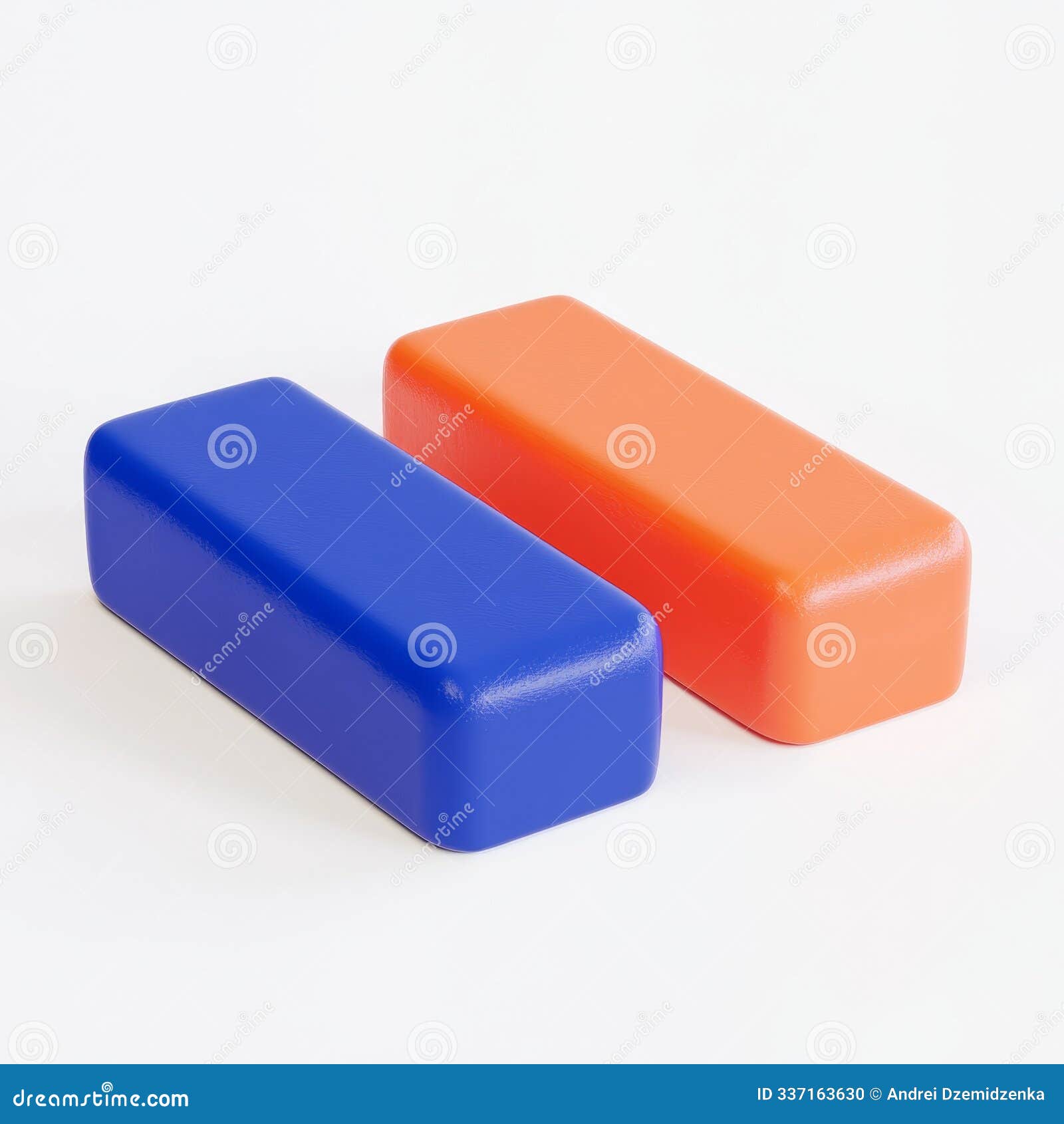 Rubber Erasers are Illustrations of Objects Rendered in Three ...