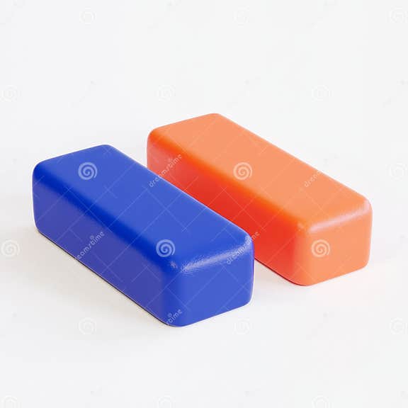 Rubber Erasers are Illustrations of Objects Rendered in Three ...
