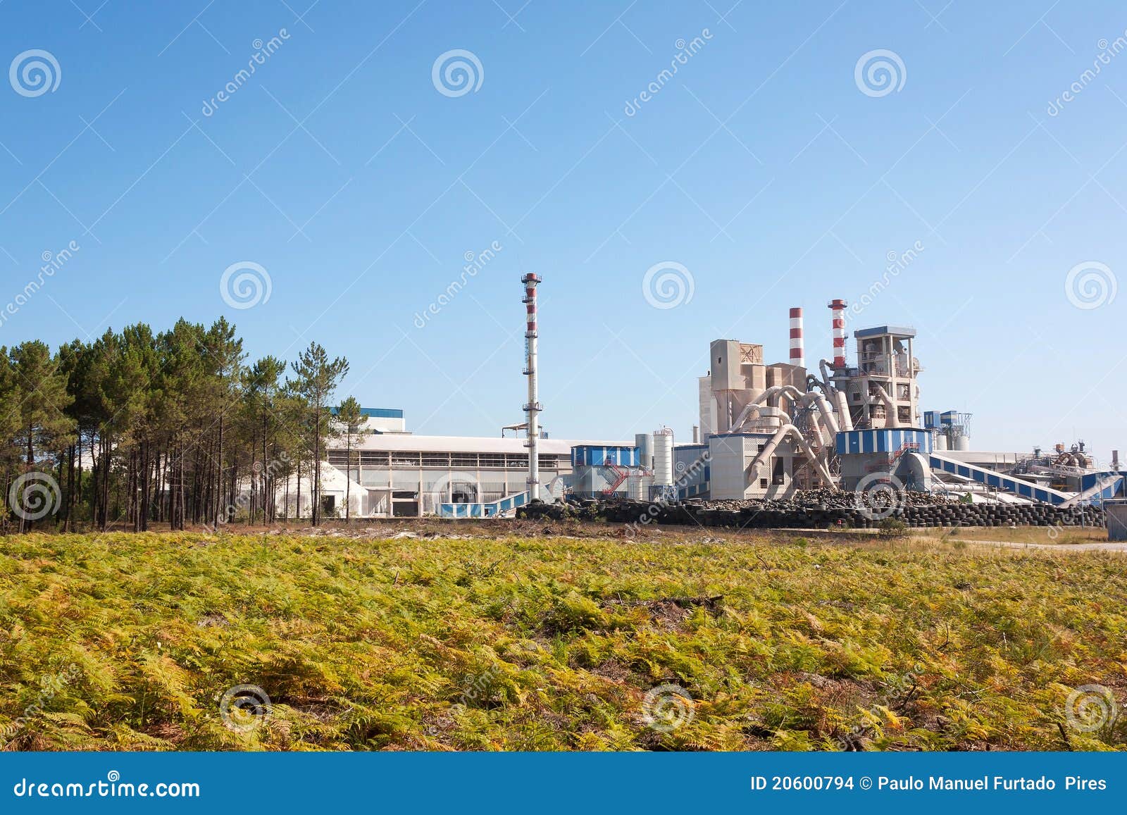Rubber factory stock photo. Image of exterior, green - 20600794