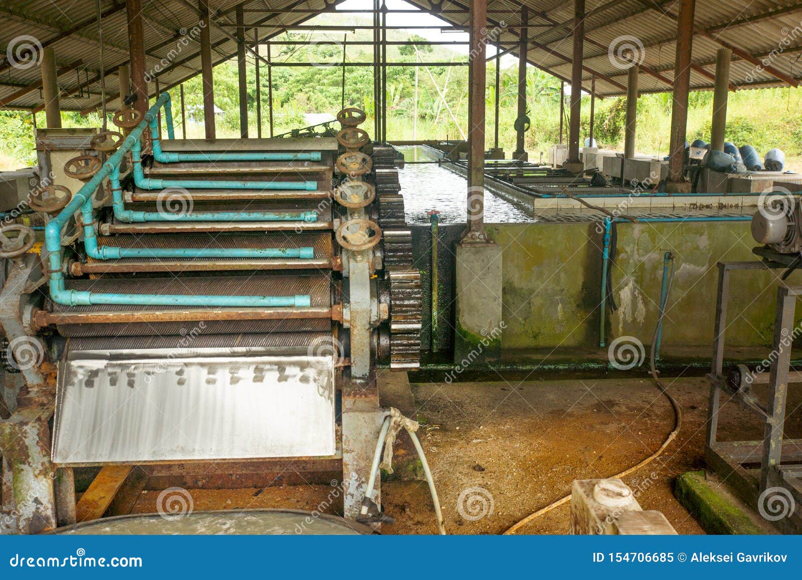On the Rubber Factory in Thailand Stock Image - Image of natural, asia ...