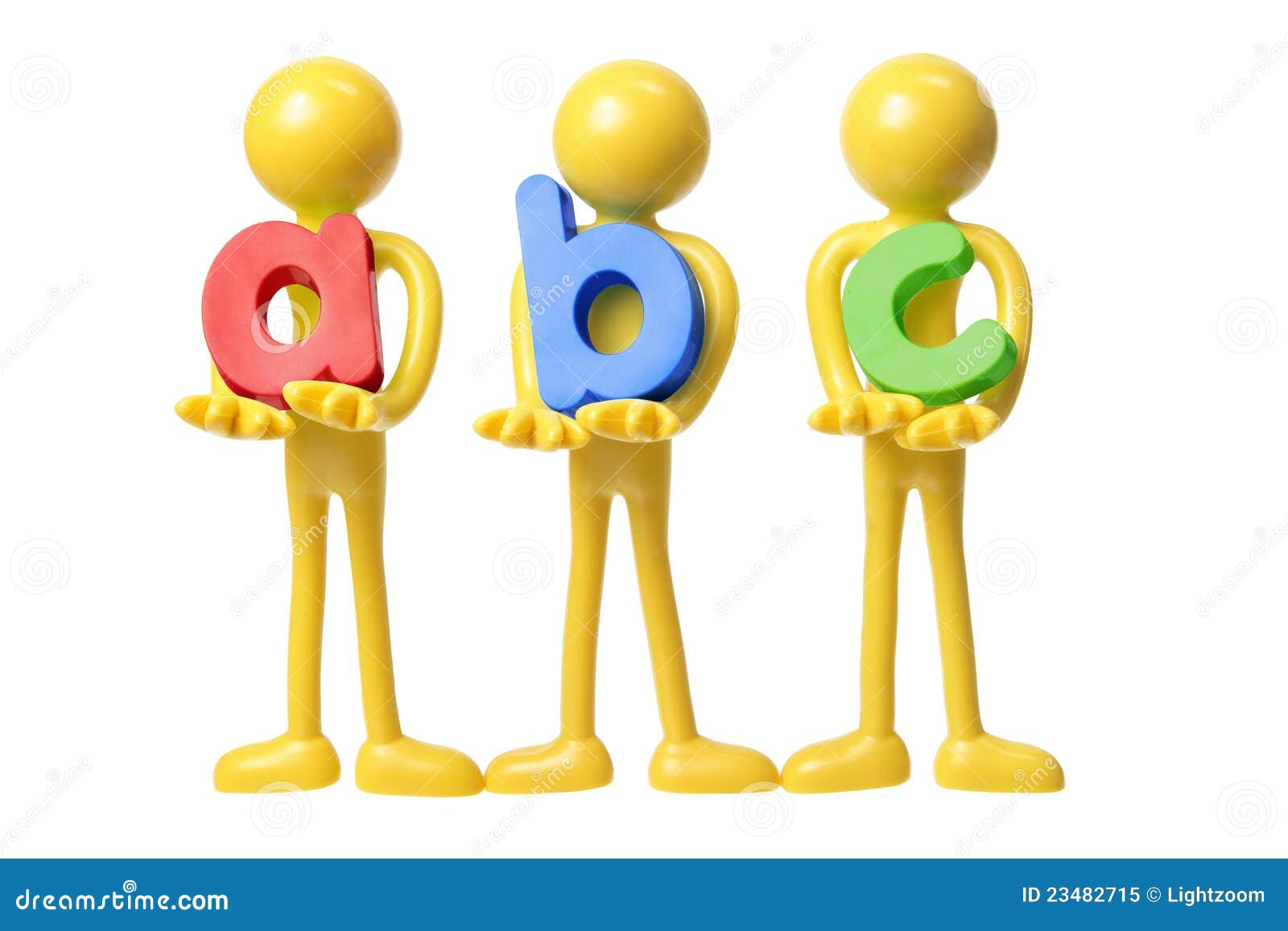Rubber Figures Holding ABC stock image. Image of white - 23482715