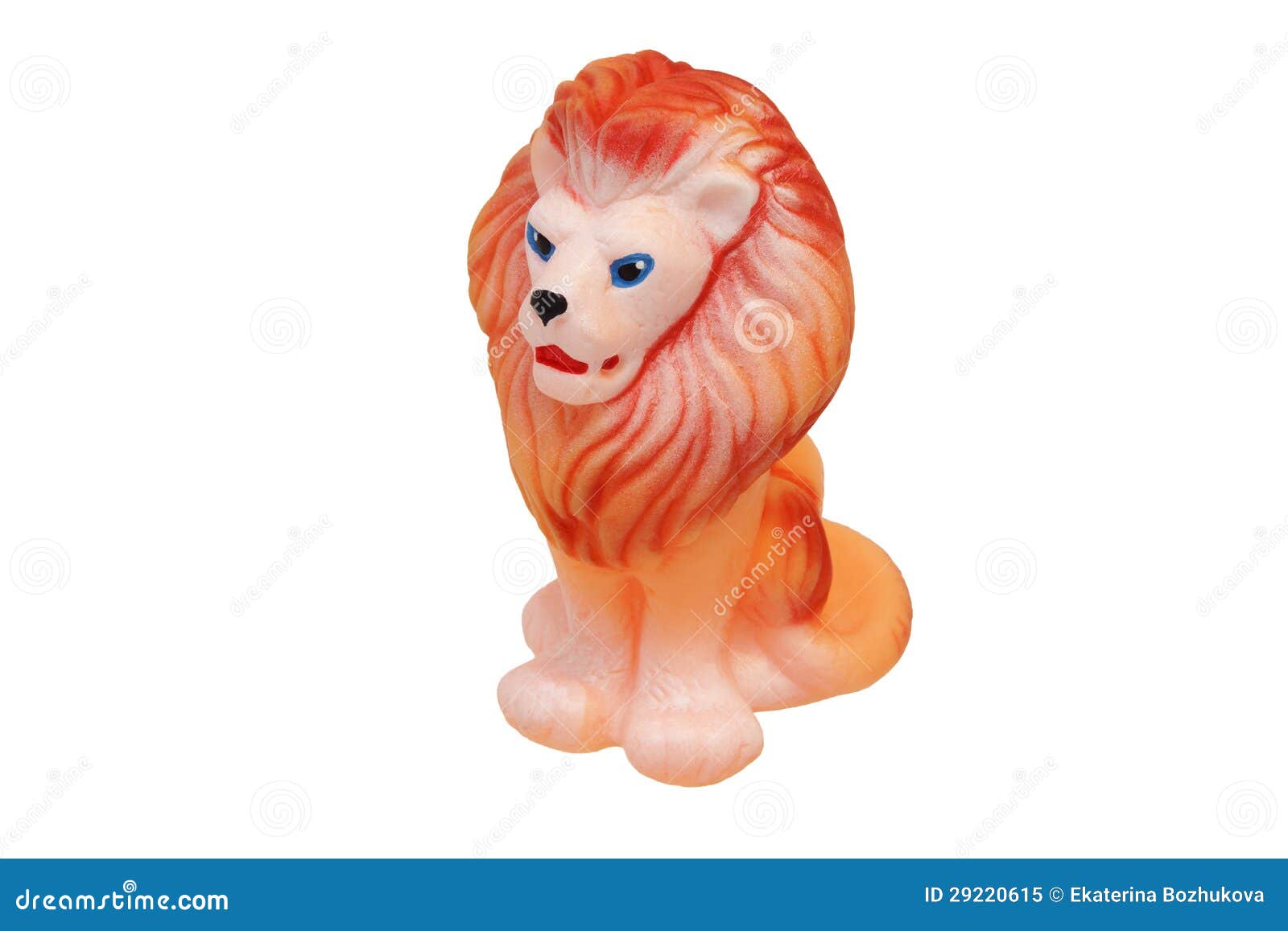 Rubber Figurine of a Lion. Children S Toy Stock Image - Image of ...