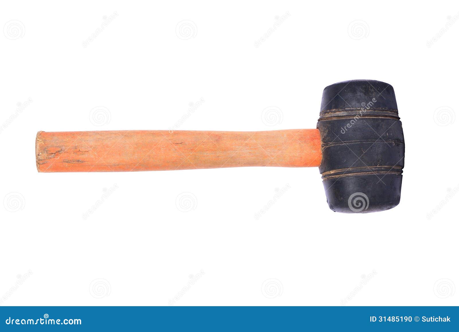 Rubber hammer stock photo. Image of nail, mechanic, brown - 31485190