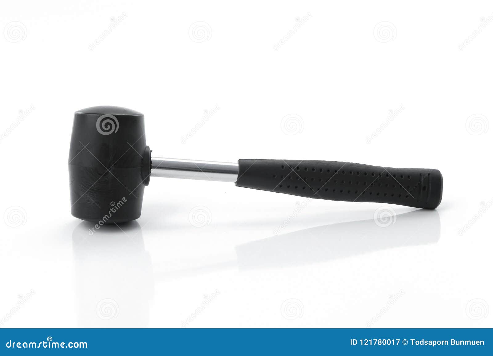 Rubber Hammer on White Background Stock Image - Image of carpentry ...