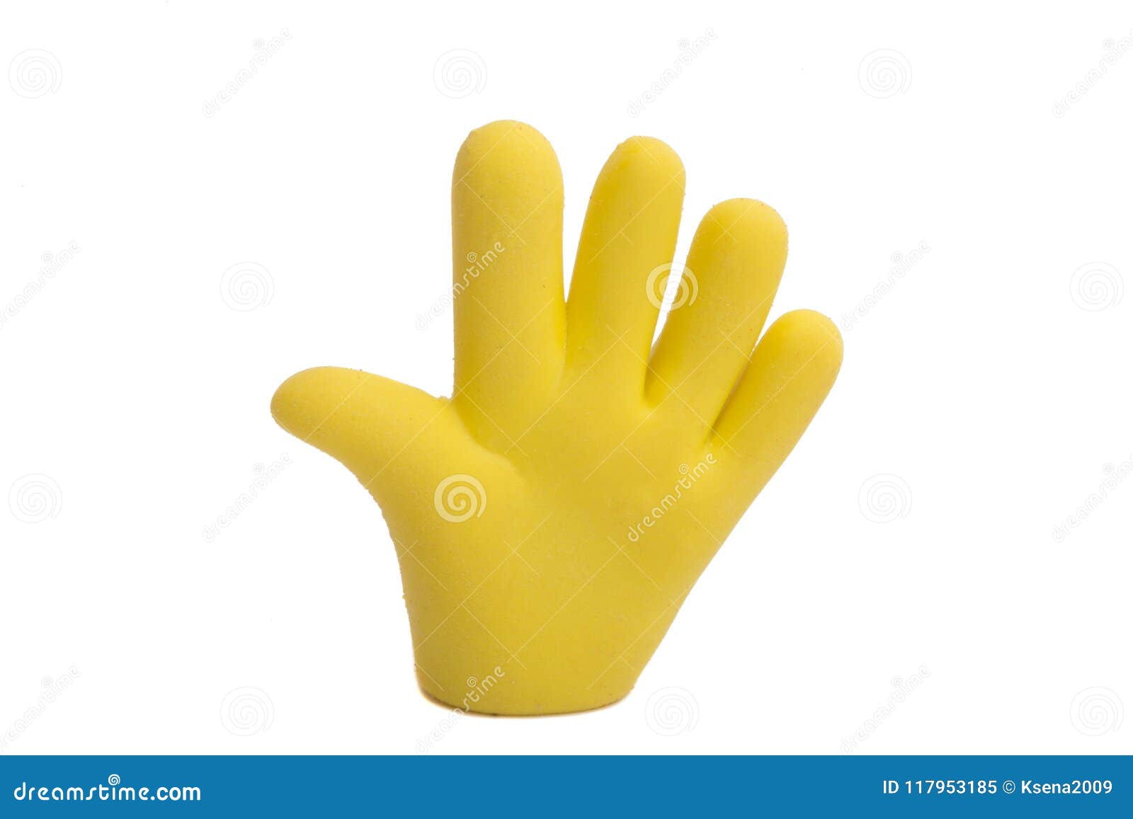 Rubber hand isolated stock image. Image of spring, symbol - 117953185