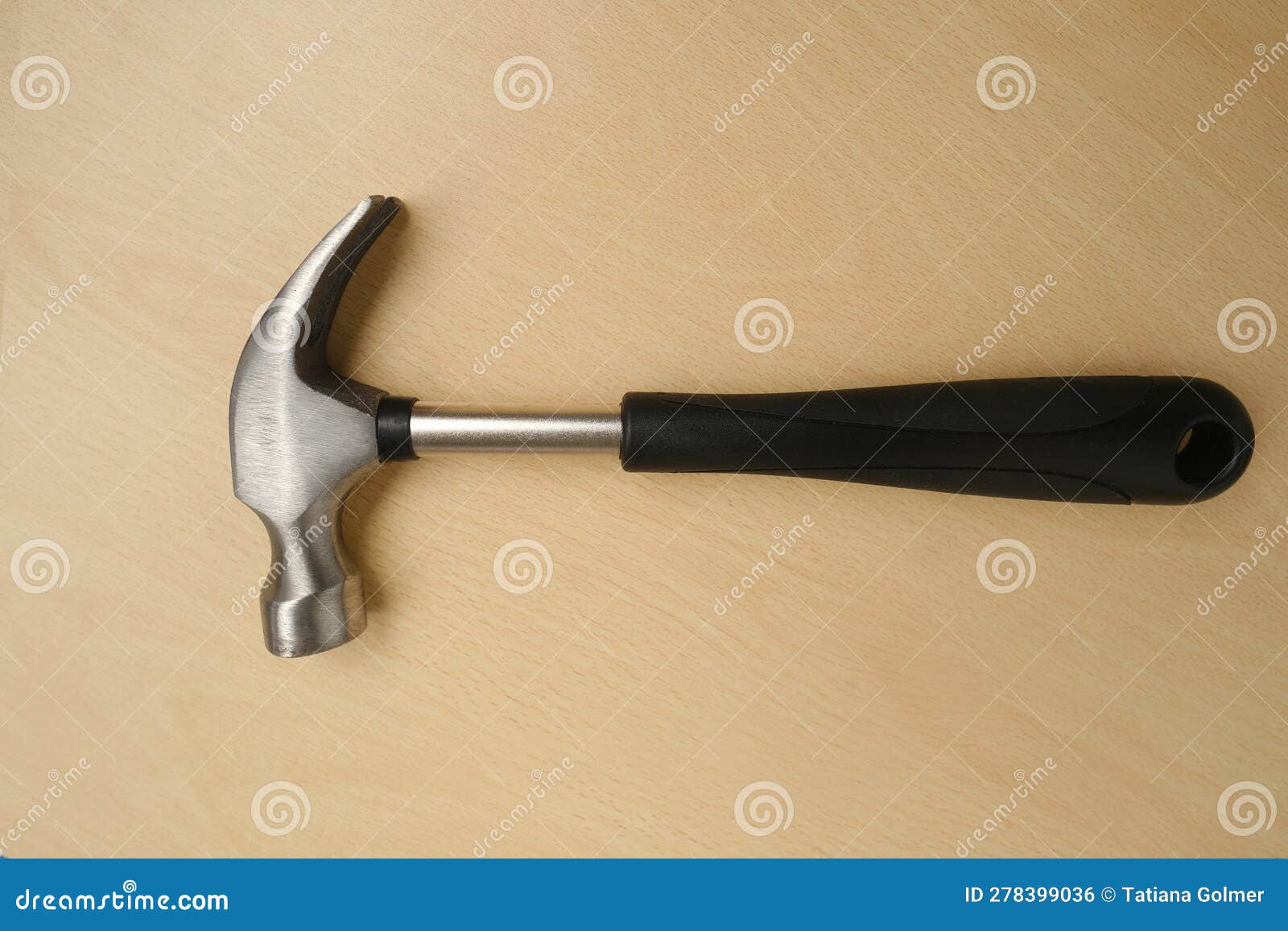 Rubber-handled Hammer with Nail Puller, Round Head for Fine Work ...