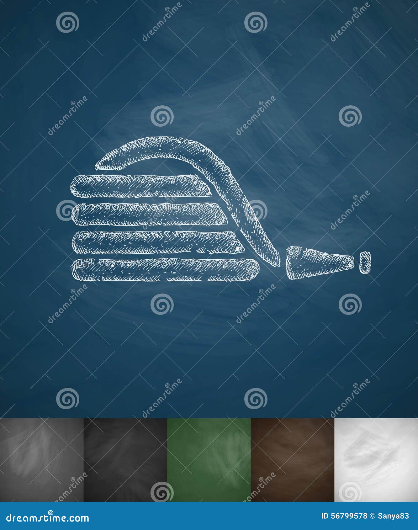 Rubber hose icon stock vector. Illustration of irrigation - 56799578