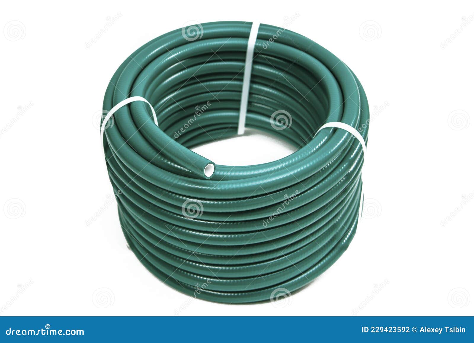 A Rubber Hose Wrapped in a Bobbin and Fastened with a Plastic Lock ...