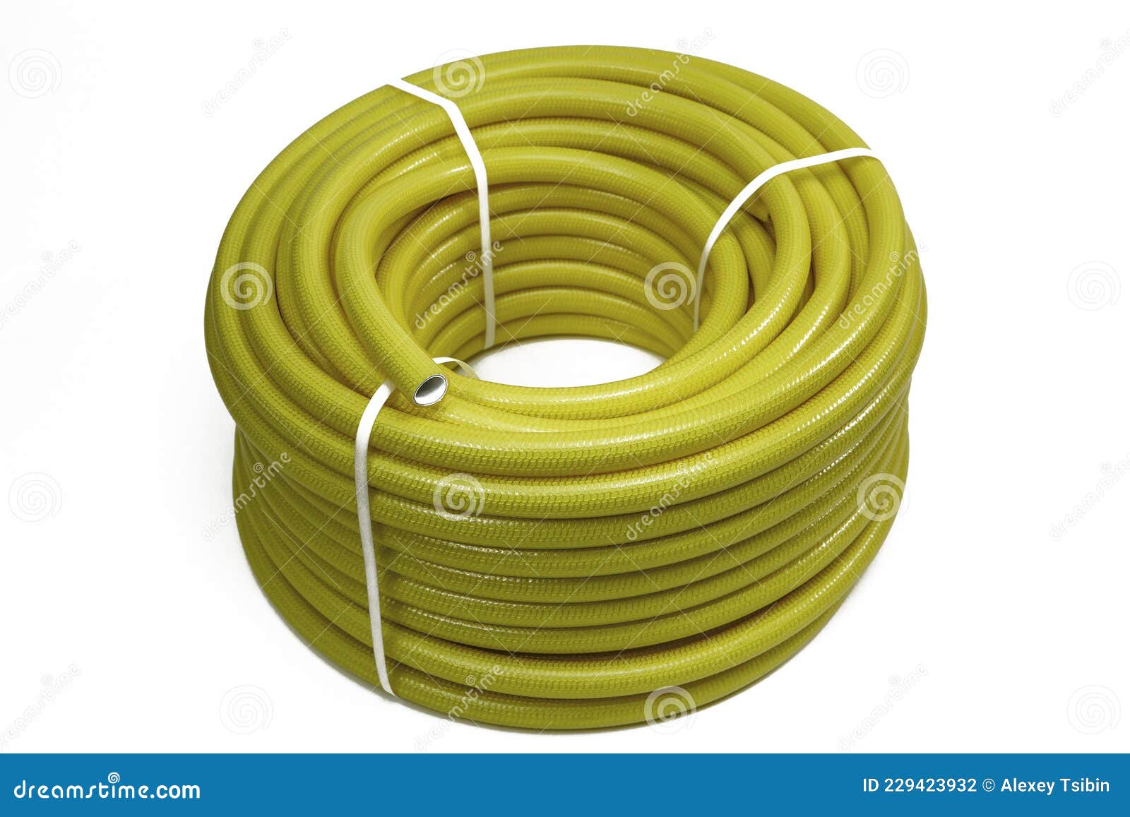 A Rubber Hose Wrapped in a Bobbin and Fastened with a Plastic Lock ...