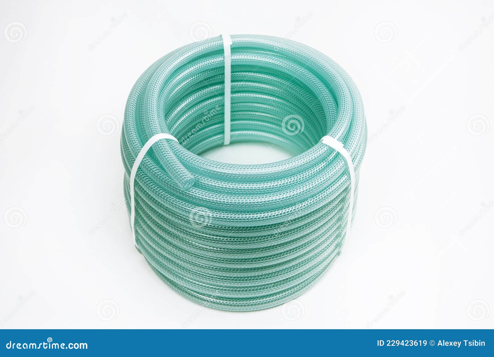 A Rubber Hose Wrapped in a Bobbin and Fastened with a Plastic Lock ...