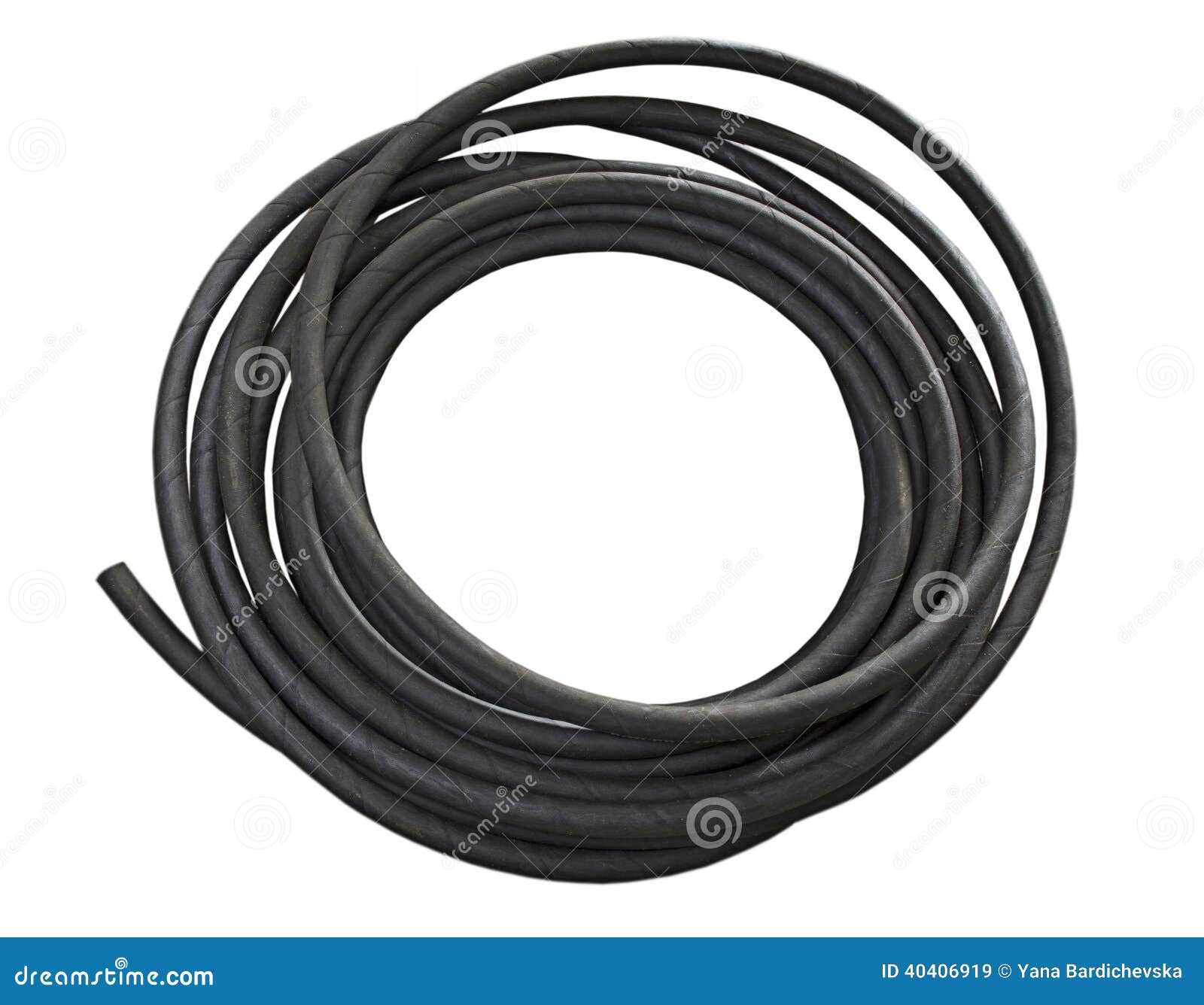 Rubber Industrial Hose Isolated Stock Image - Image of pressure ...