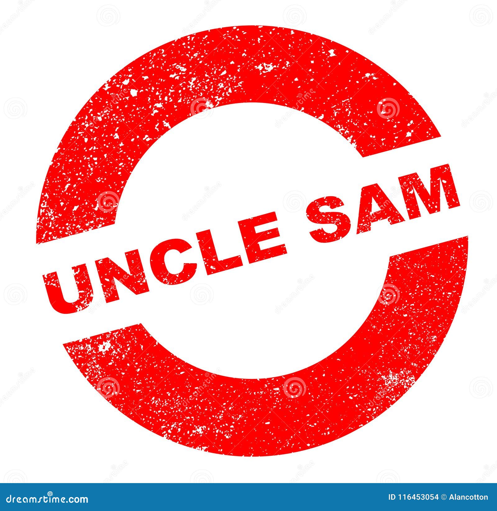 Rubber Ink Stamp Uncle Sam stock vector. Illustration of drawing ...