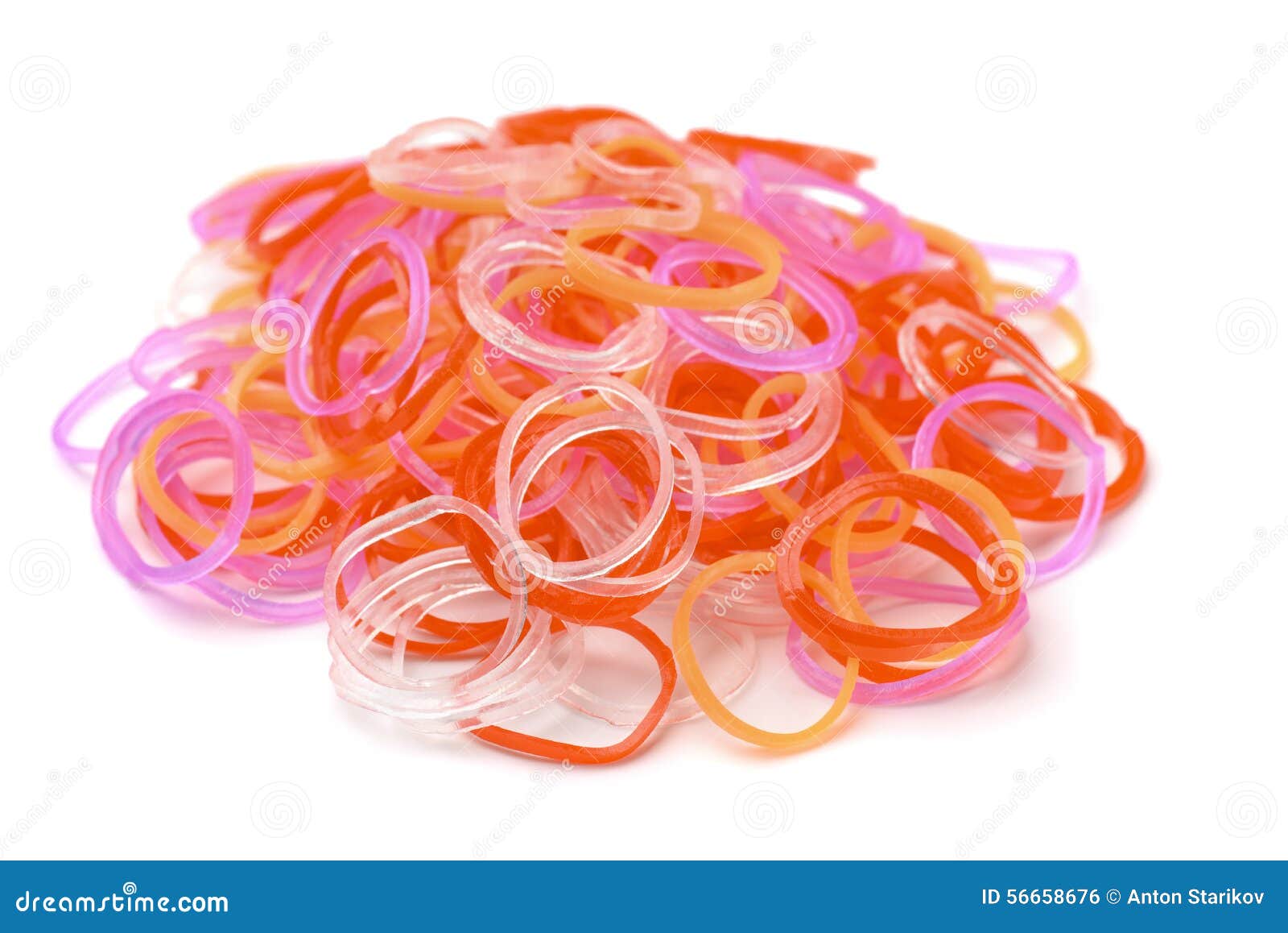 Rubber loom bands stock photo. Image of education, bracelet - 56658676