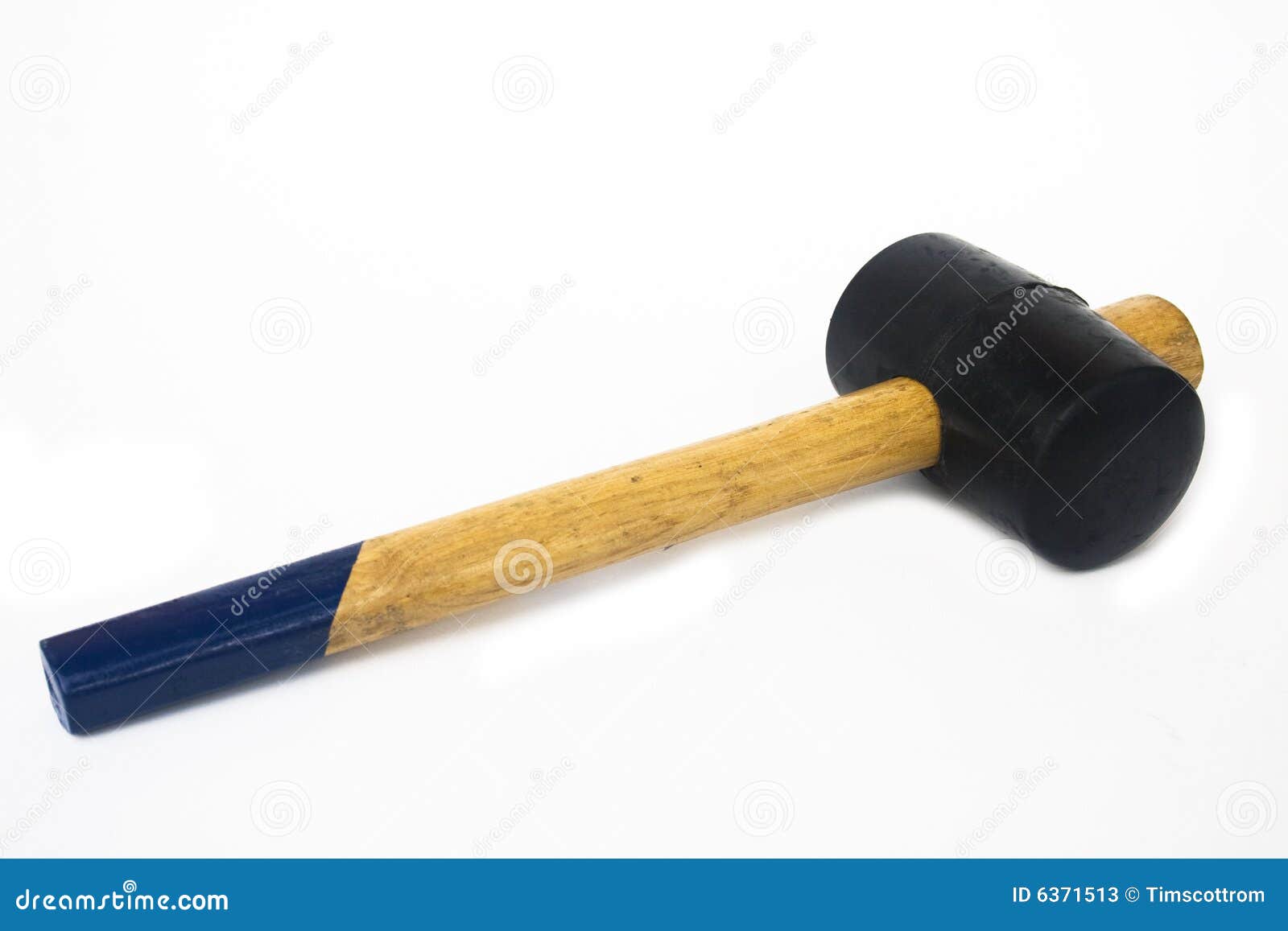 Rubber mallet stock image. Image of isolated, hammer, equipment - 6371513