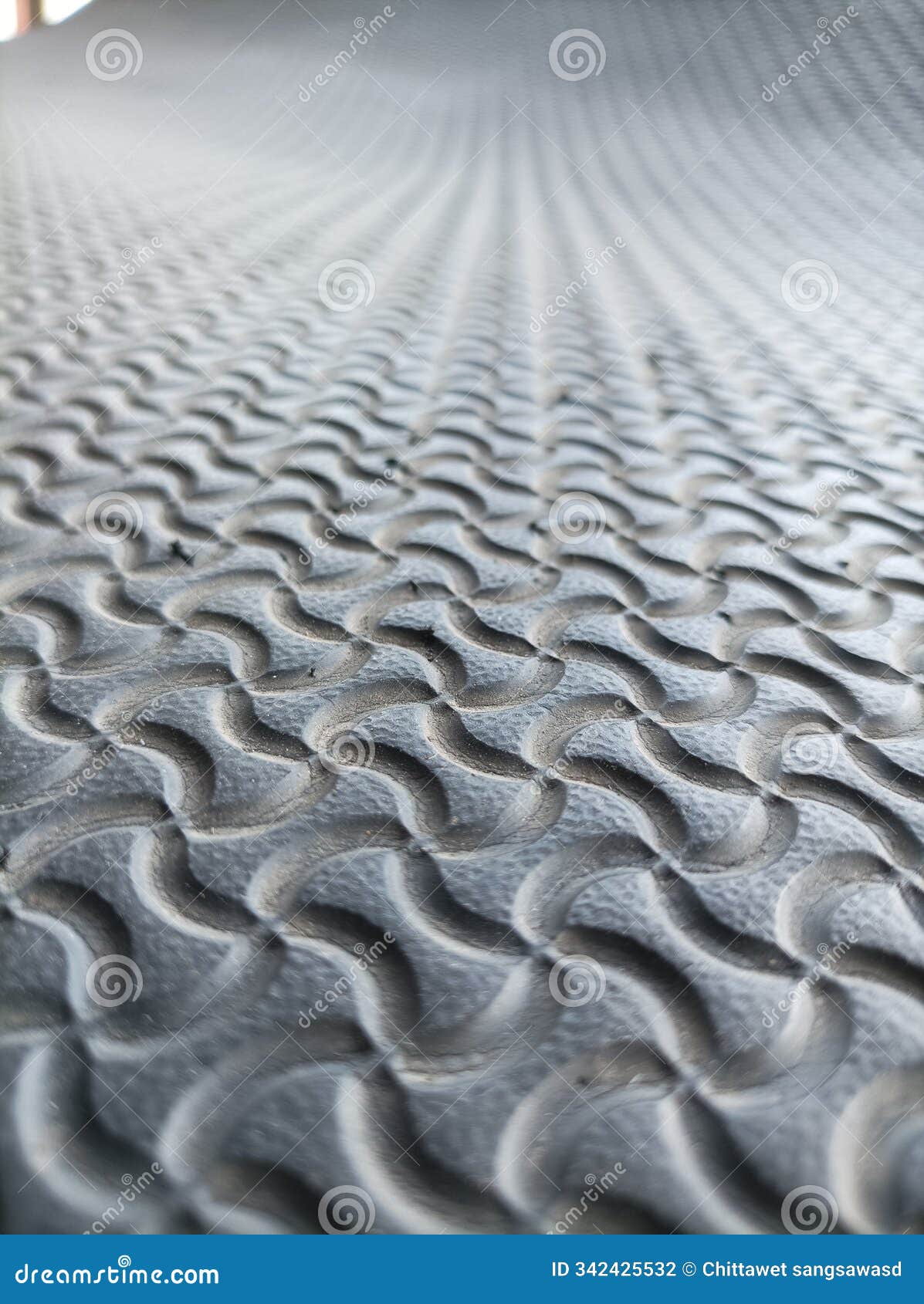Rubber Mat Textured Detailed with a Wave-like Pattern, Creating a ...