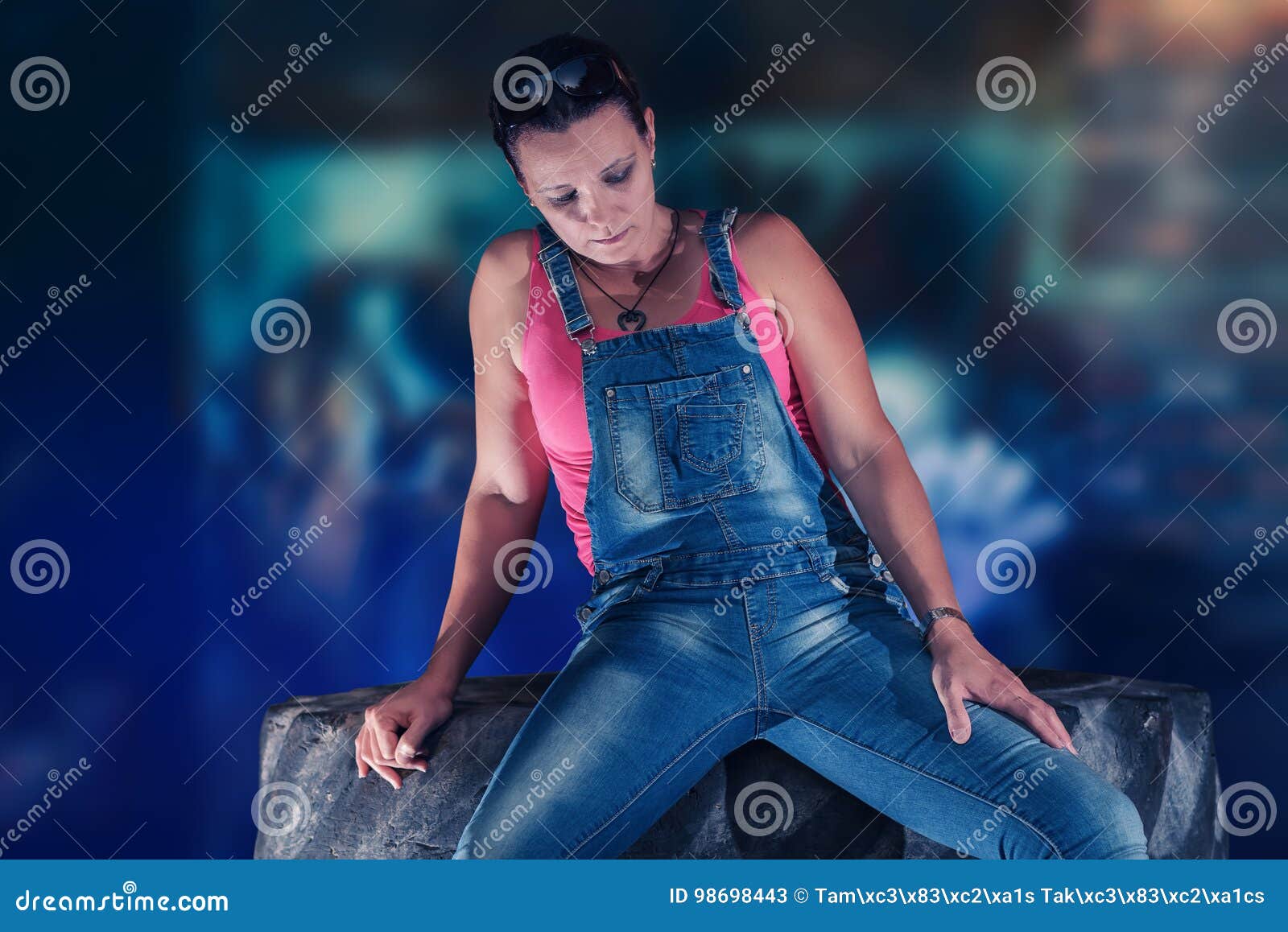 The Rubber Model Poses for a Rubber Model Stock Image - Image of ...