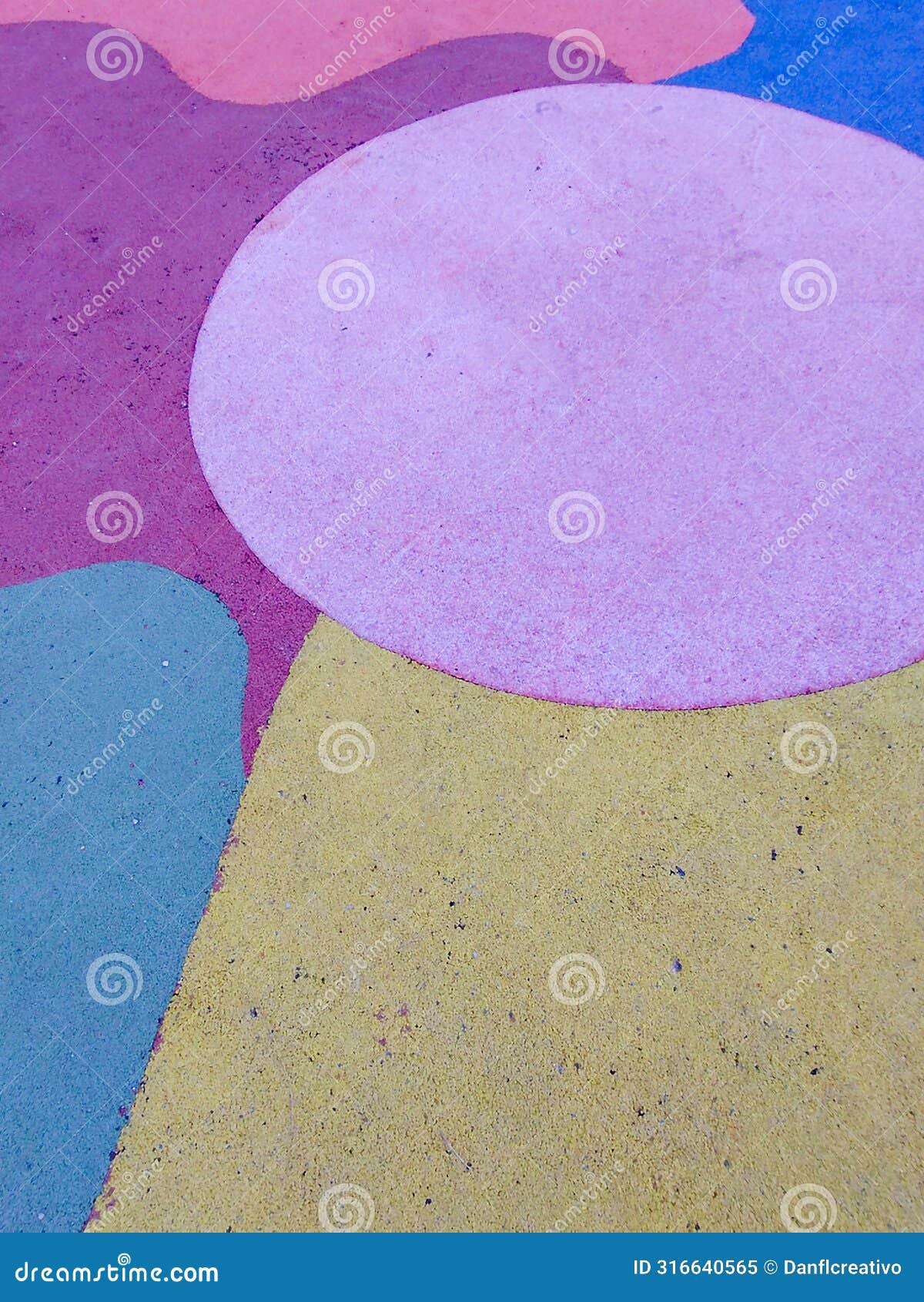 Rubber Colored Floor Playground Stock Image - Image of abstract, design ...