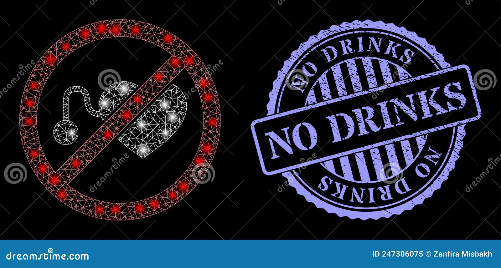 Rubber No Drinks Stamp and Constellation Mesh Forbidden Pacemaker with ... Rubber No Drinks Stamp and Constellation Mesh Forbidden Pacemaker with ...