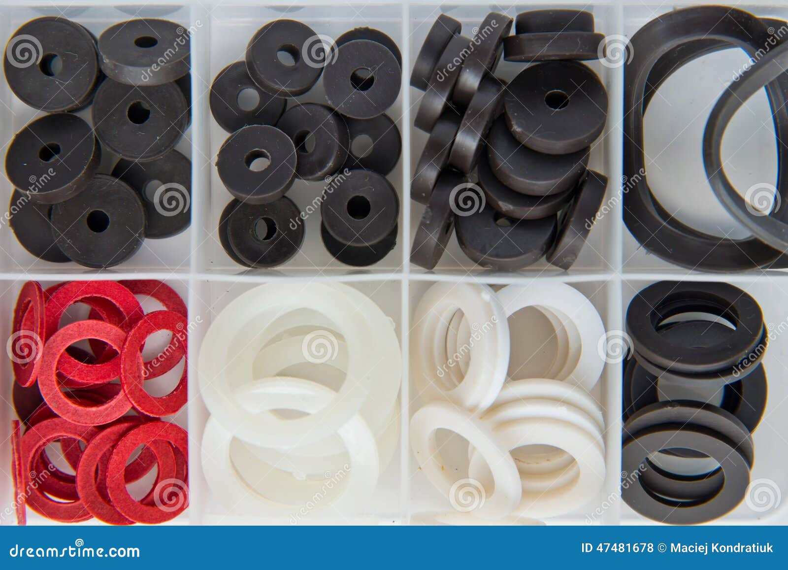 Rubber O-rings for Water Supply Stock Photo - Image of frame ...