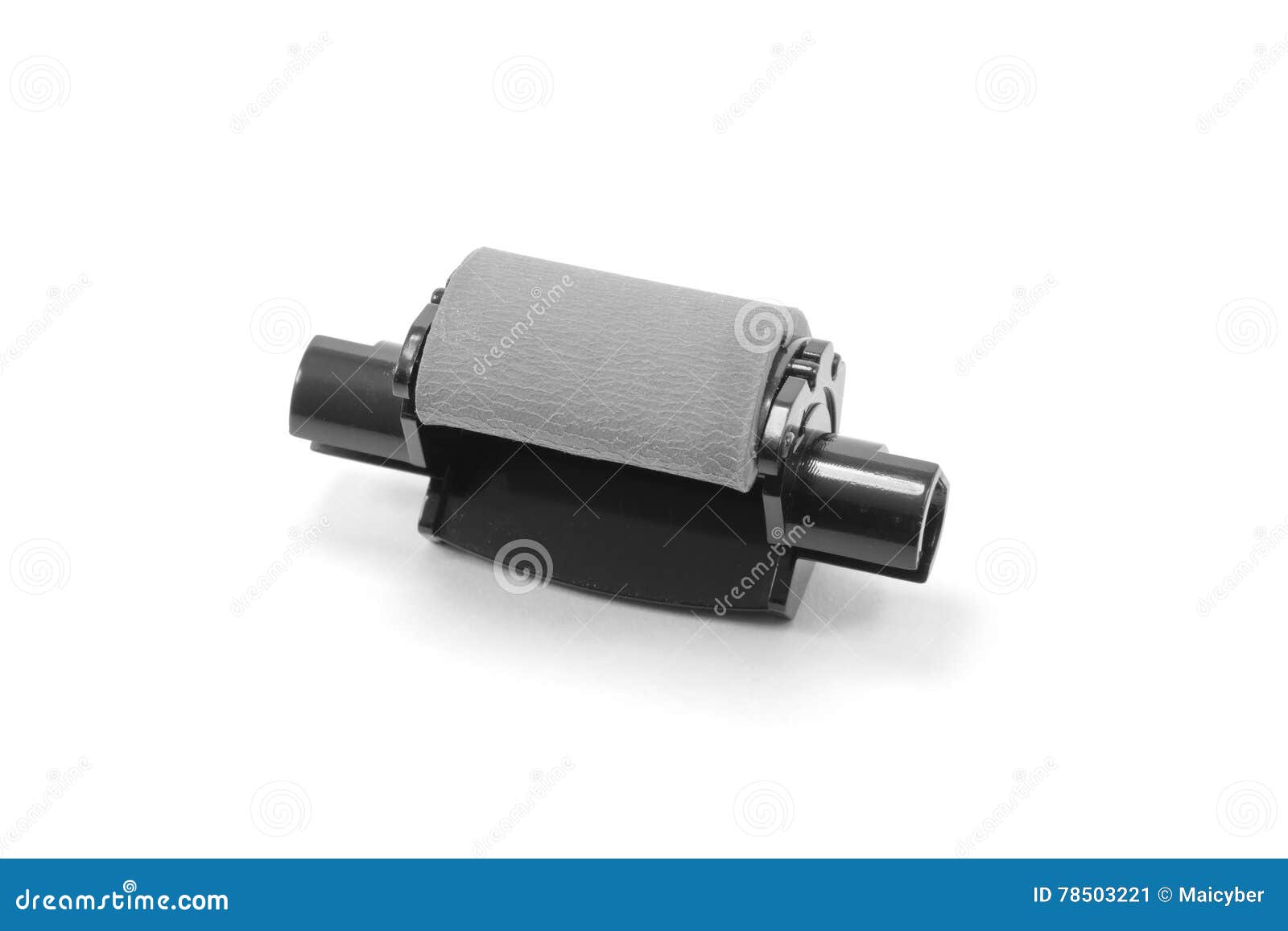 Rubber Paper Feed Roll for Copier or Printer Stock Image - Image of ...