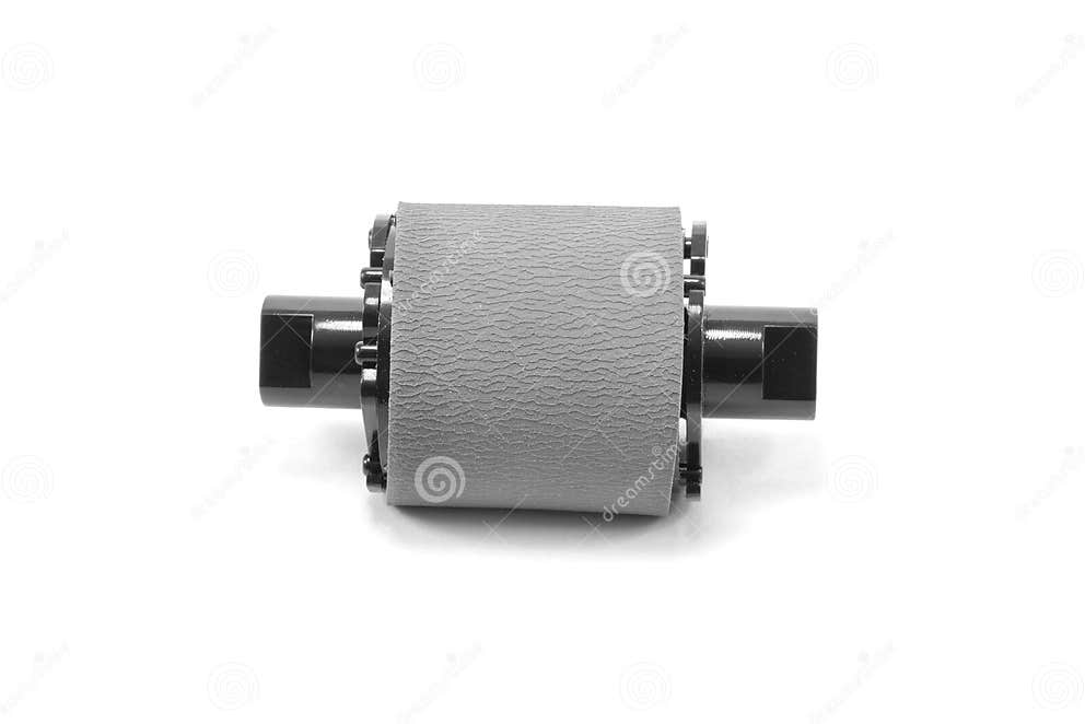 Rubber Paper Feed Roll for Copier or Printer Stock Image - Image of ...