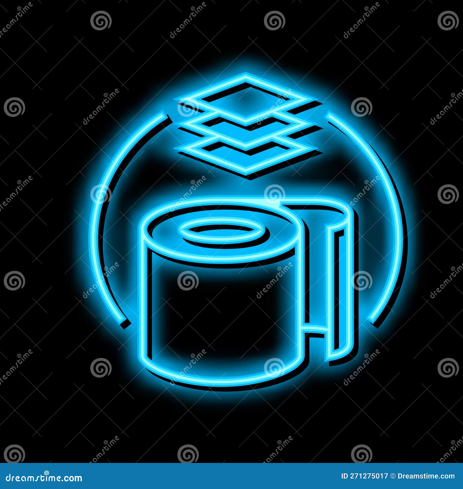 Job Production Neon Light Concept Icon. Jobbing And One-off Production ...