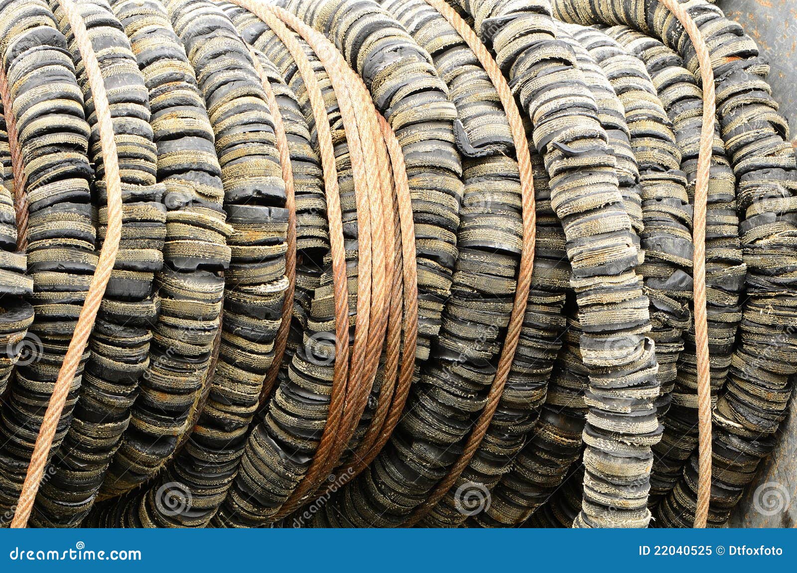 Rubber Pucks stock image. Image of port, fishnet, rope - 22040525