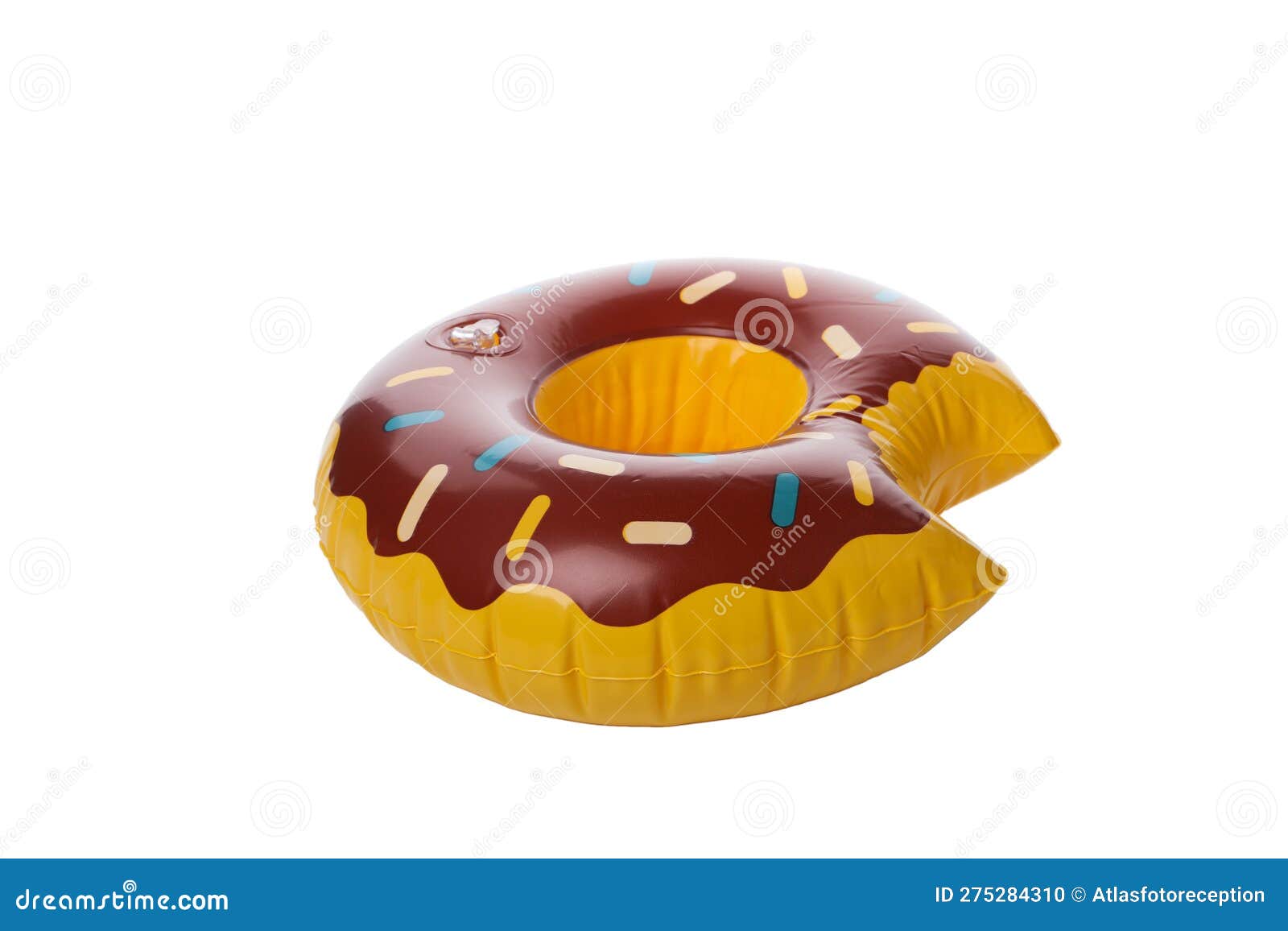 Rubber Ring Donut Isolated on White Background Stock Photo - Image of ...