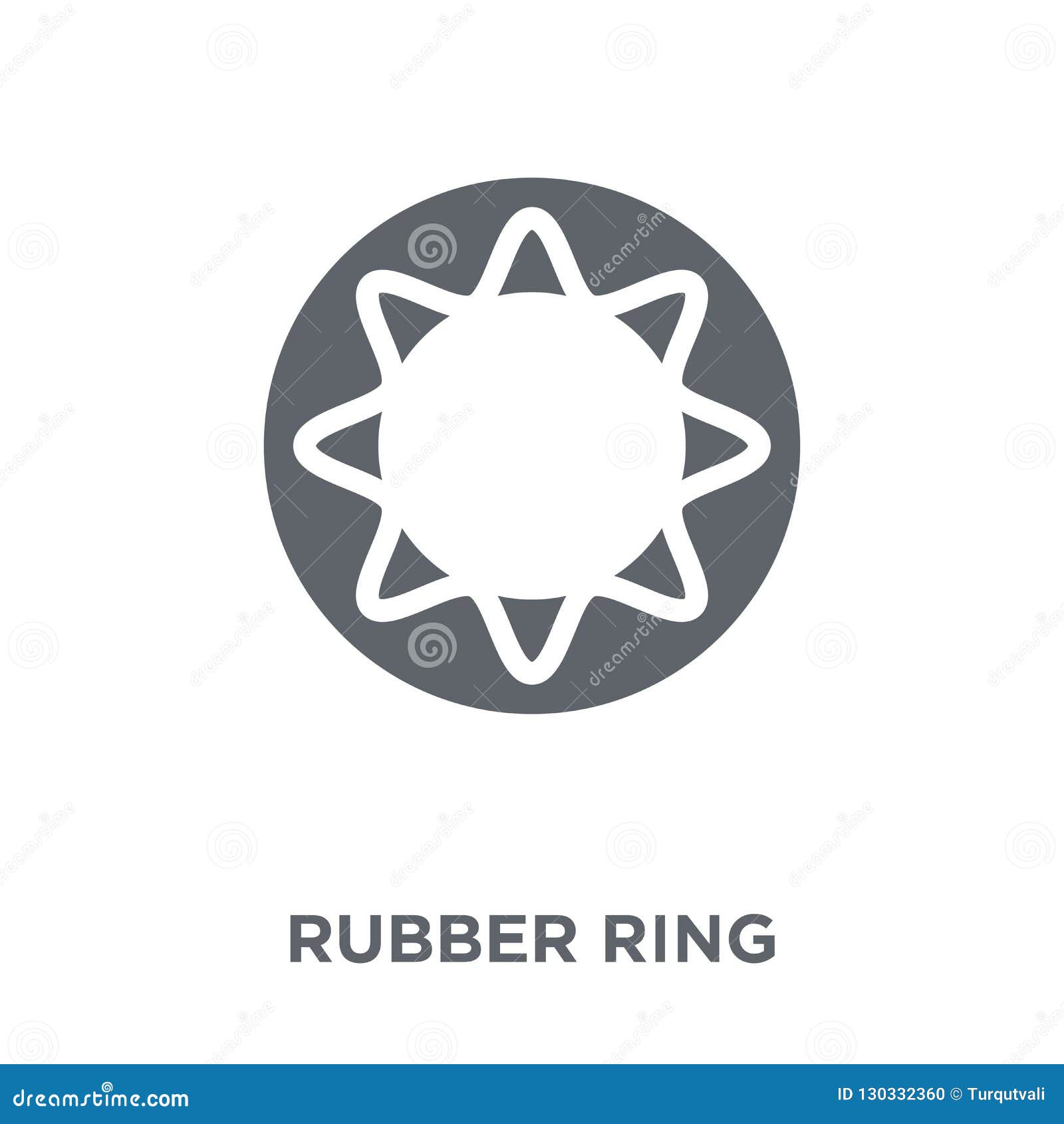 Rubber Ring Icon from Collection. Stock Vector - Illustration of ...