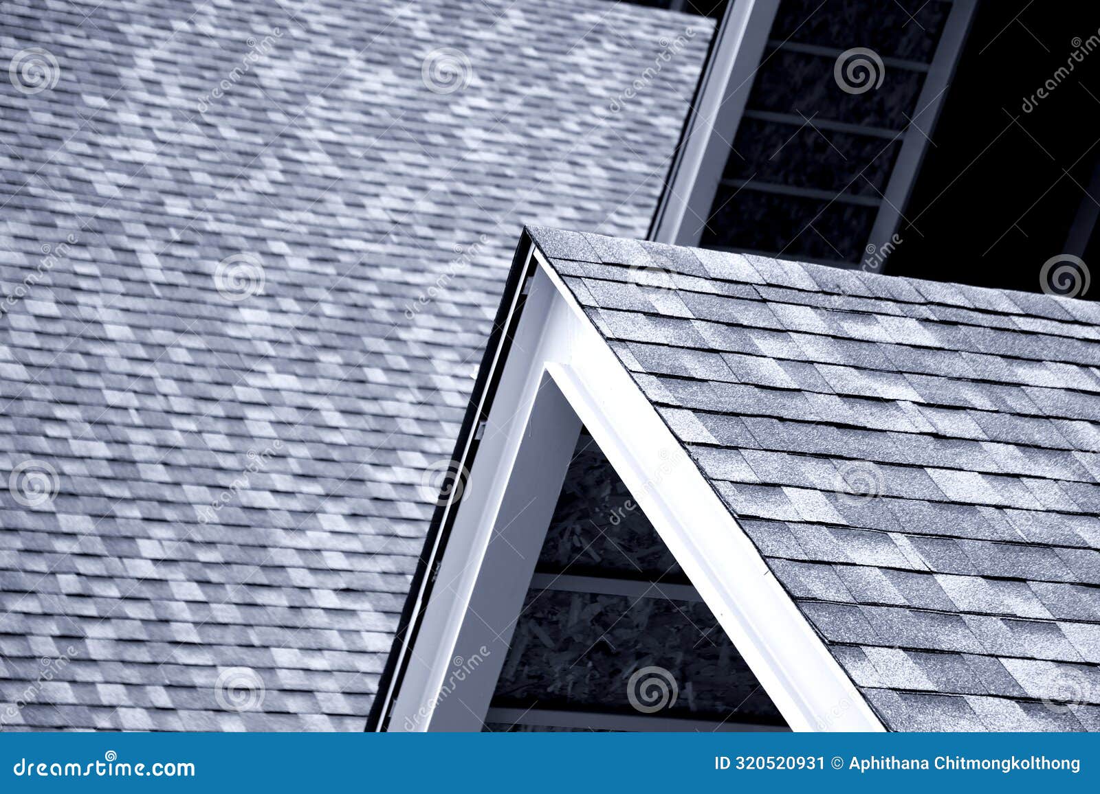 Rubber Roof Tiles on Steel Structure Triangle Shape Pattern Abstract ...