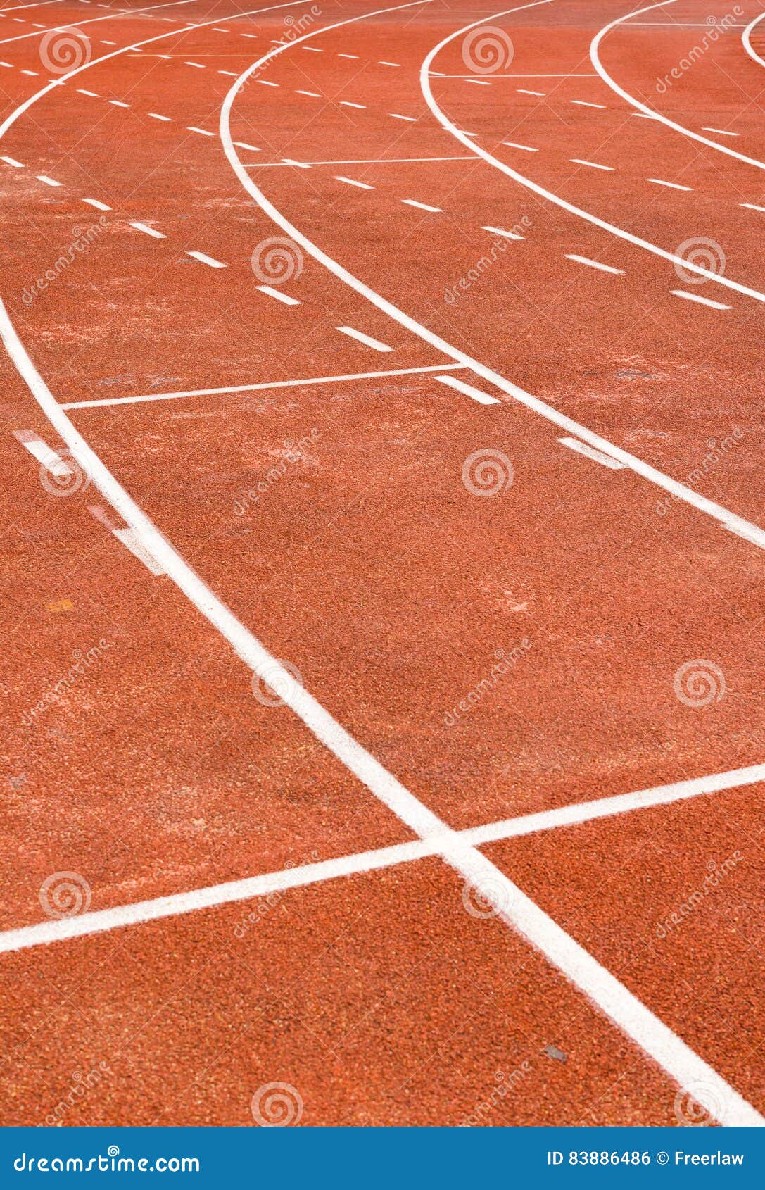 Rubber runway stock photo. Image of training, venues - 83886486