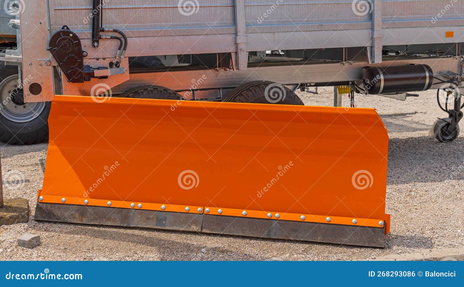 Scraping Blade Plow stock photo. Image of snow, blade - 268293086