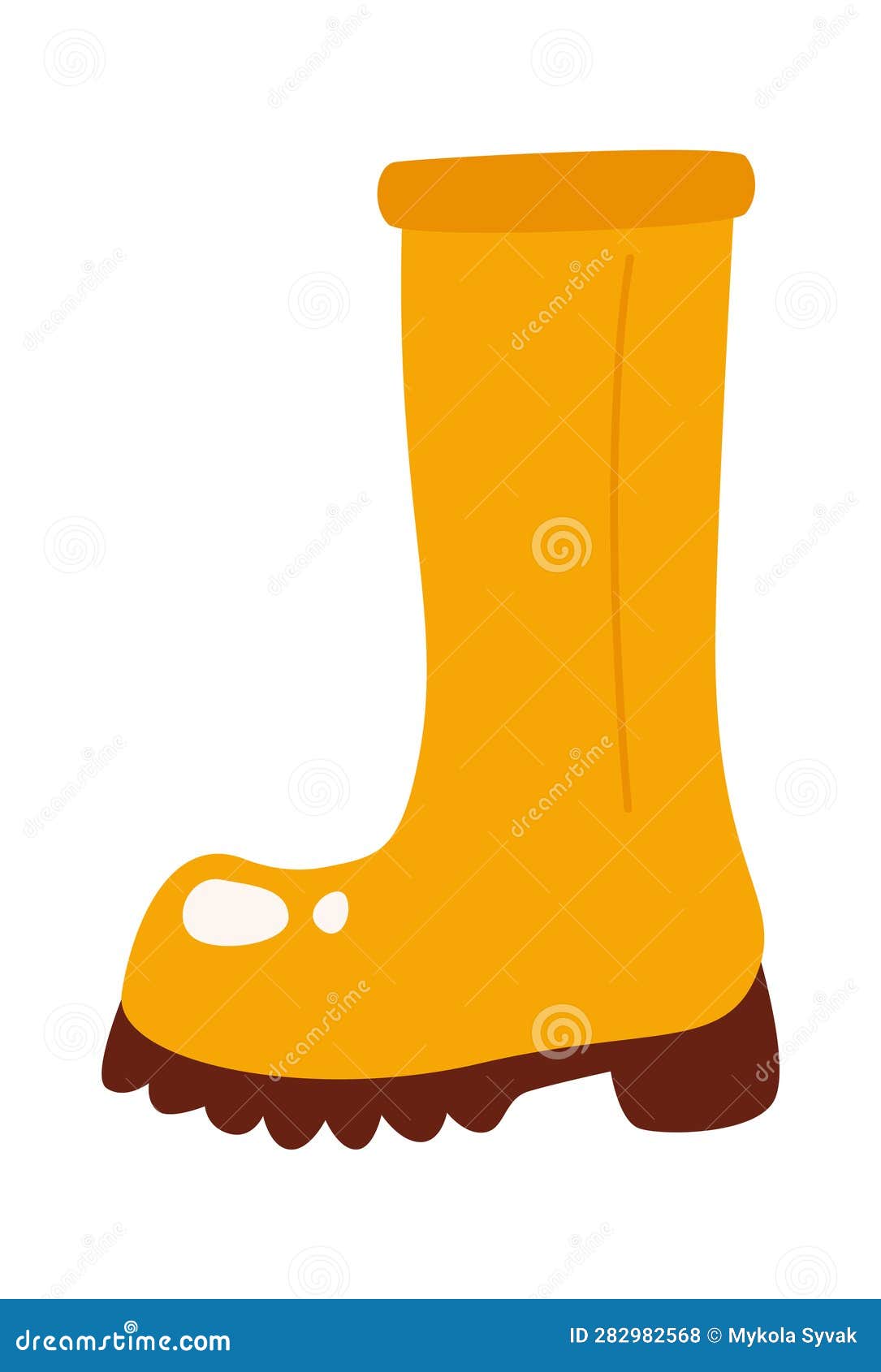 Rubber Shoe Footwear stock vector. Illustration of white - 282982568