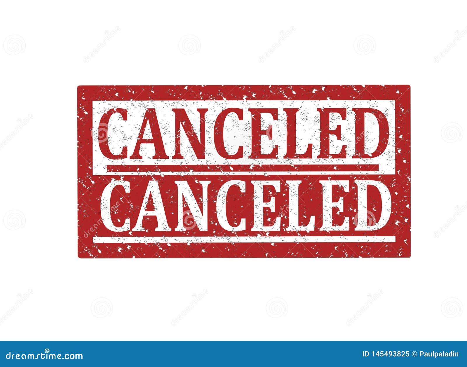 Rubber stamp Canceled stock illustration. Illustration of vintage ...