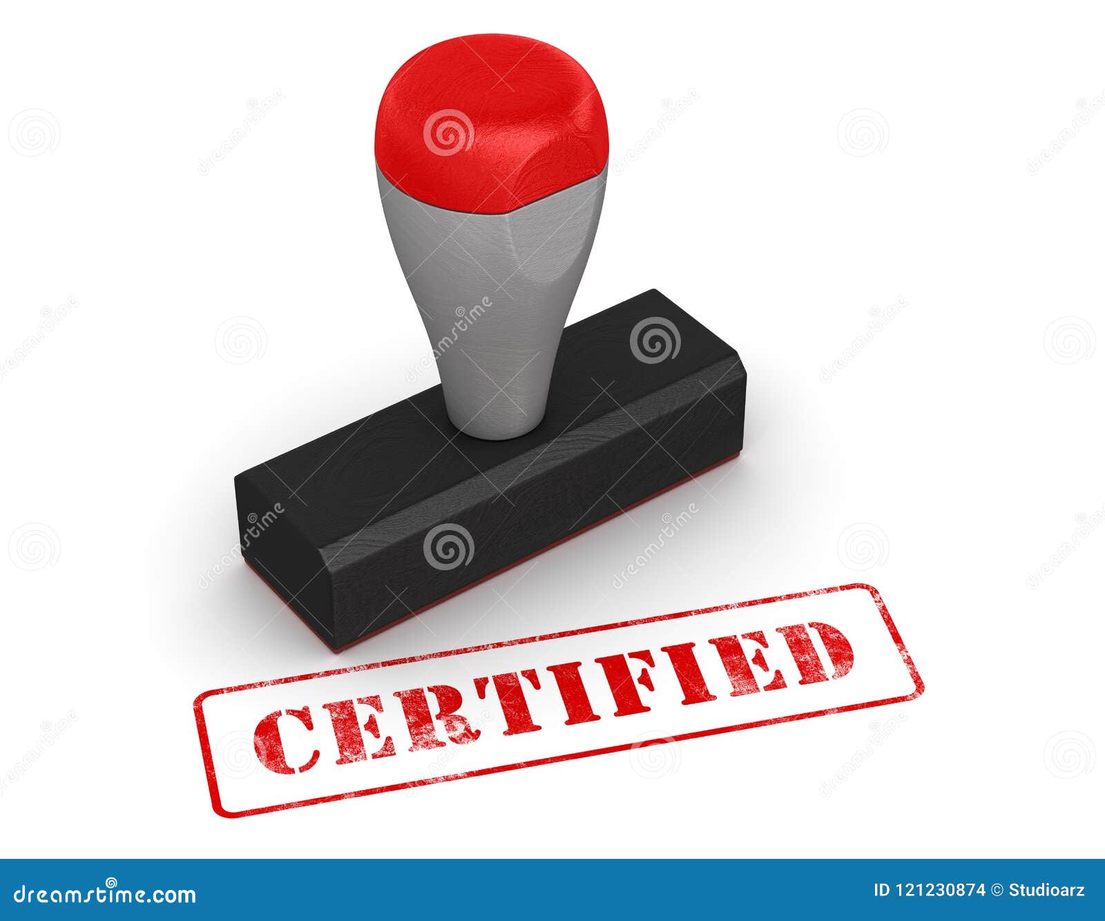 Stamp Certified Vector Illustration | CartoonDealer.com #9455434