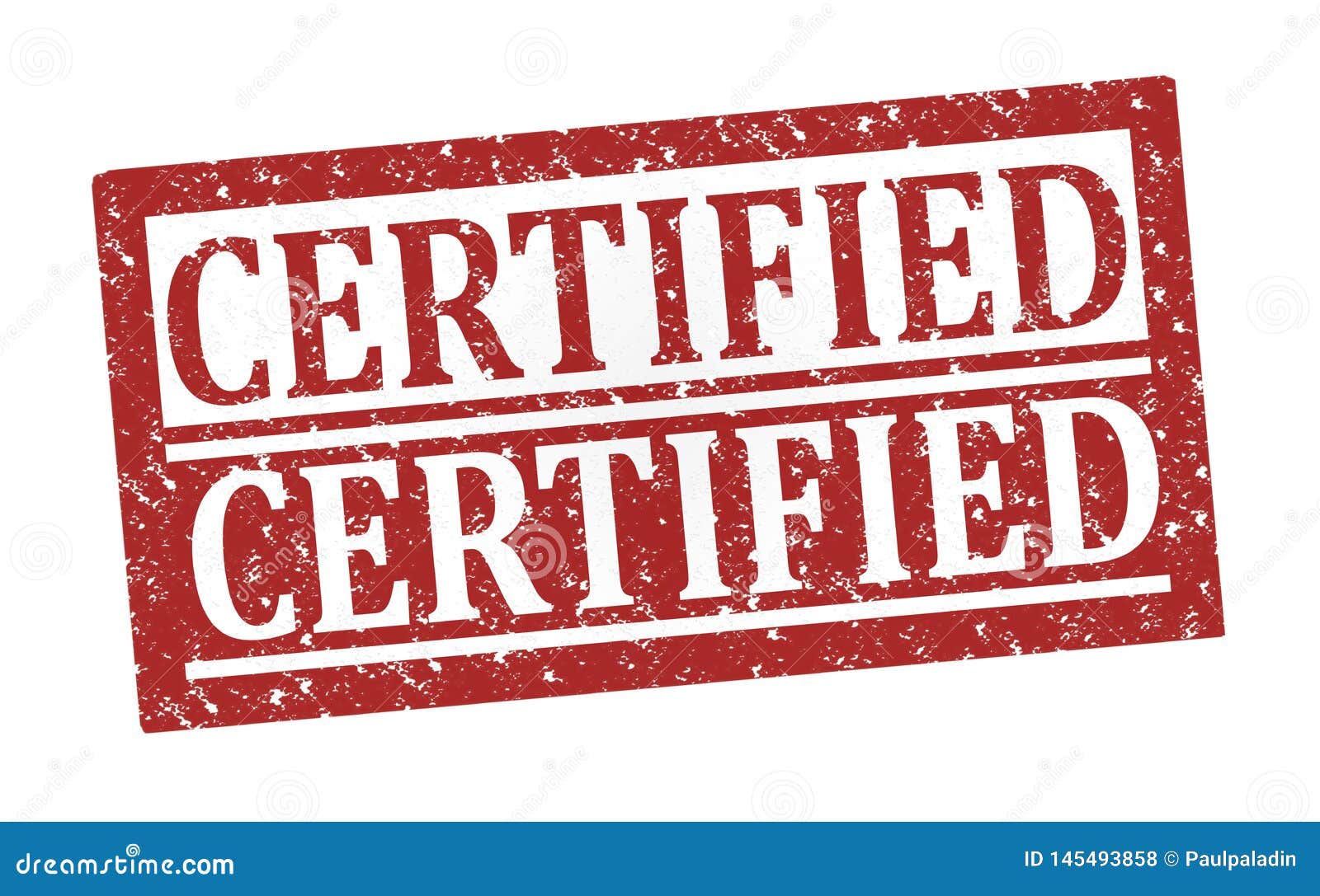 Rubber stamp Certified stock illustration. Illustration of badge ...