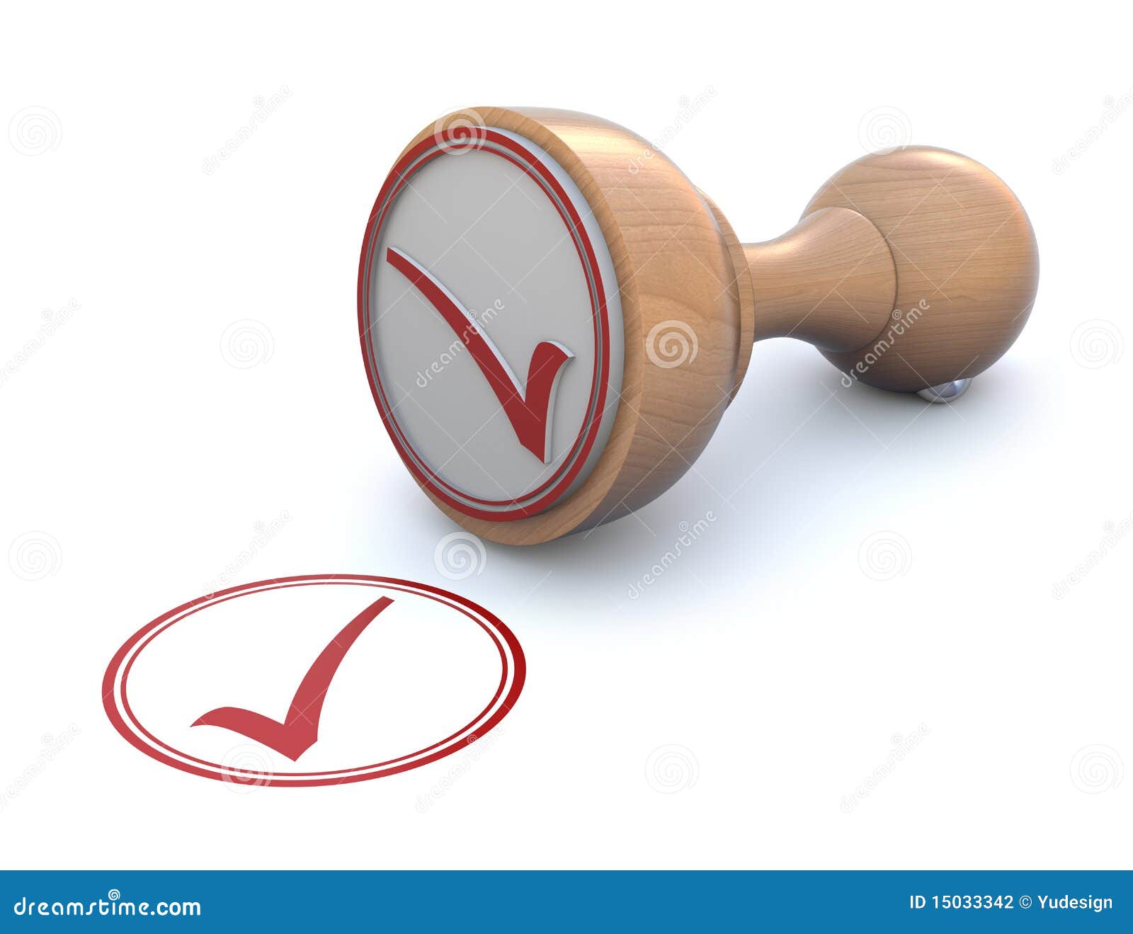 Rubber stamp-checked stock illustration. Illustration of notation ...