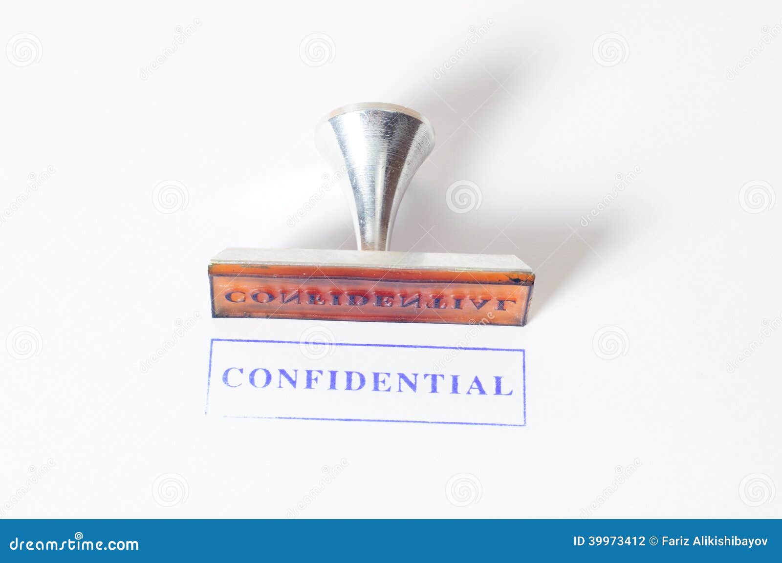 Rubber stamp confidential stock photo. Image of close - 39973412