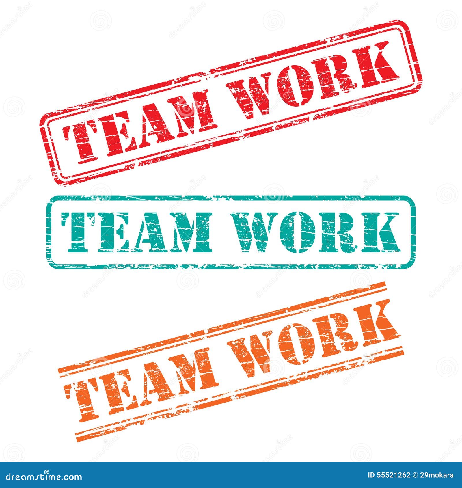 Rubber Stamp Design TEAM WORK Stock Vector - Illustration of circle ...