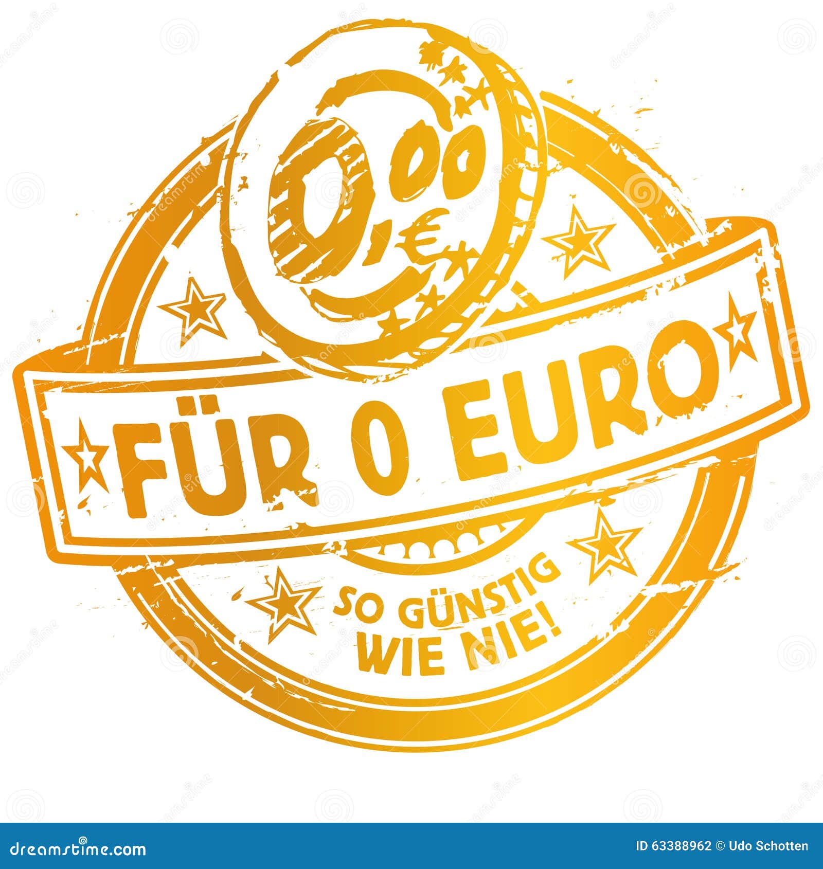 Rubber Stamp with for 0 Euro More Affordable Stock Vector ...
